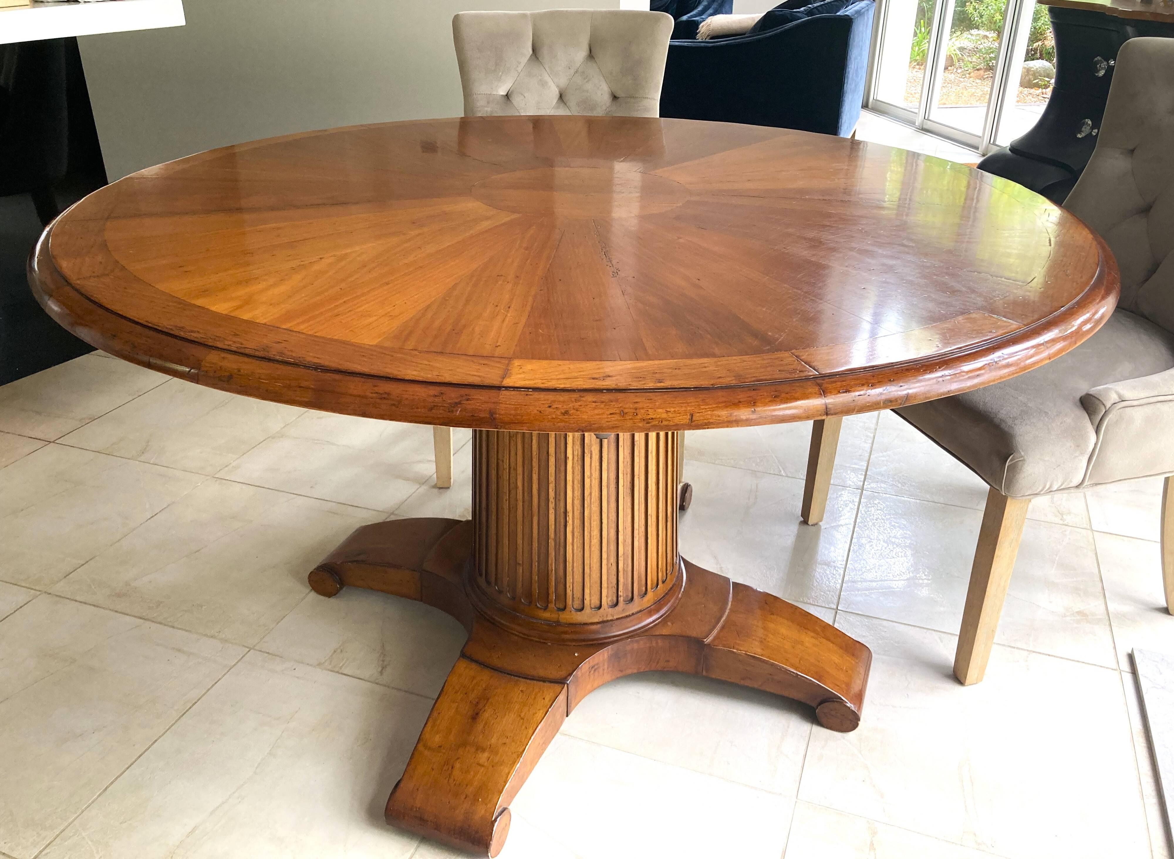 Table ronde extensible en bois | Selency