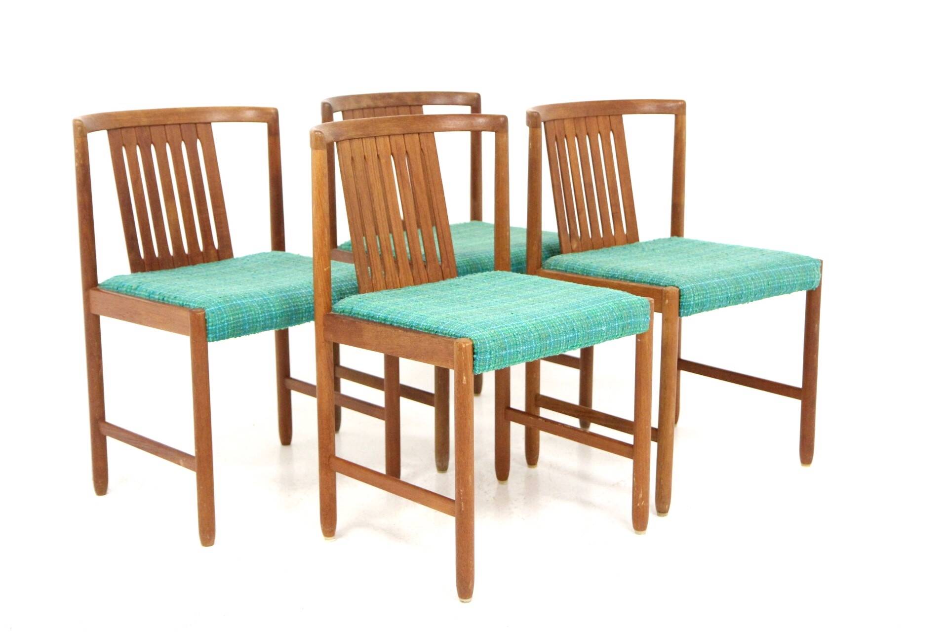 Set of 4 teak table chairs, Bertil Fridhagen, Bodafors, Sweden, 1960 ...