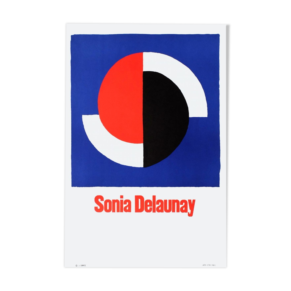 Affiche Sonia Delaunay 1974 | Selency