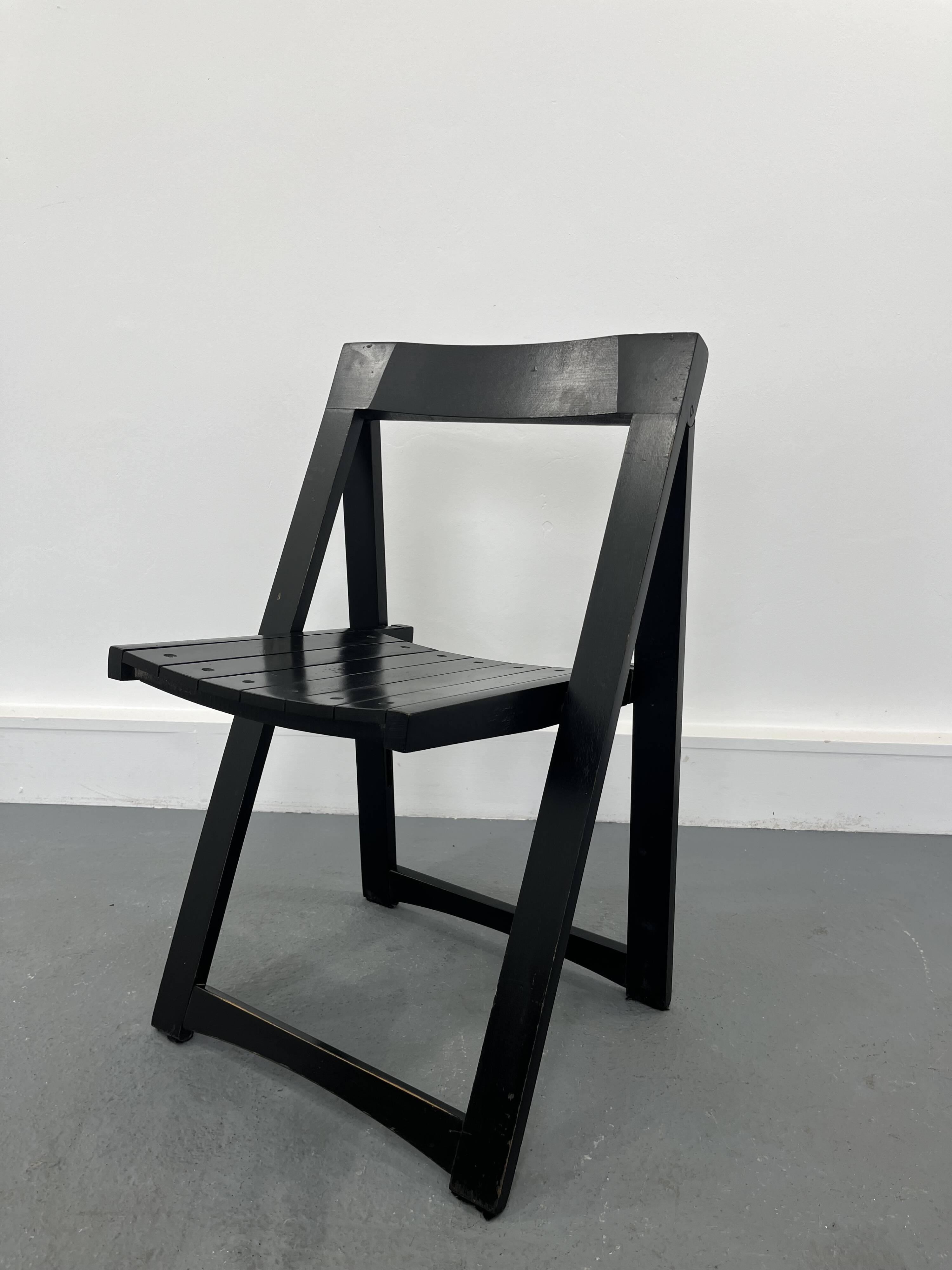Chaise pliante en bois, années 1970 | Selency
