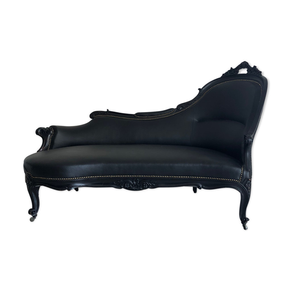 Méridienne style style Louis XV d'époque Napoléon III | Selency