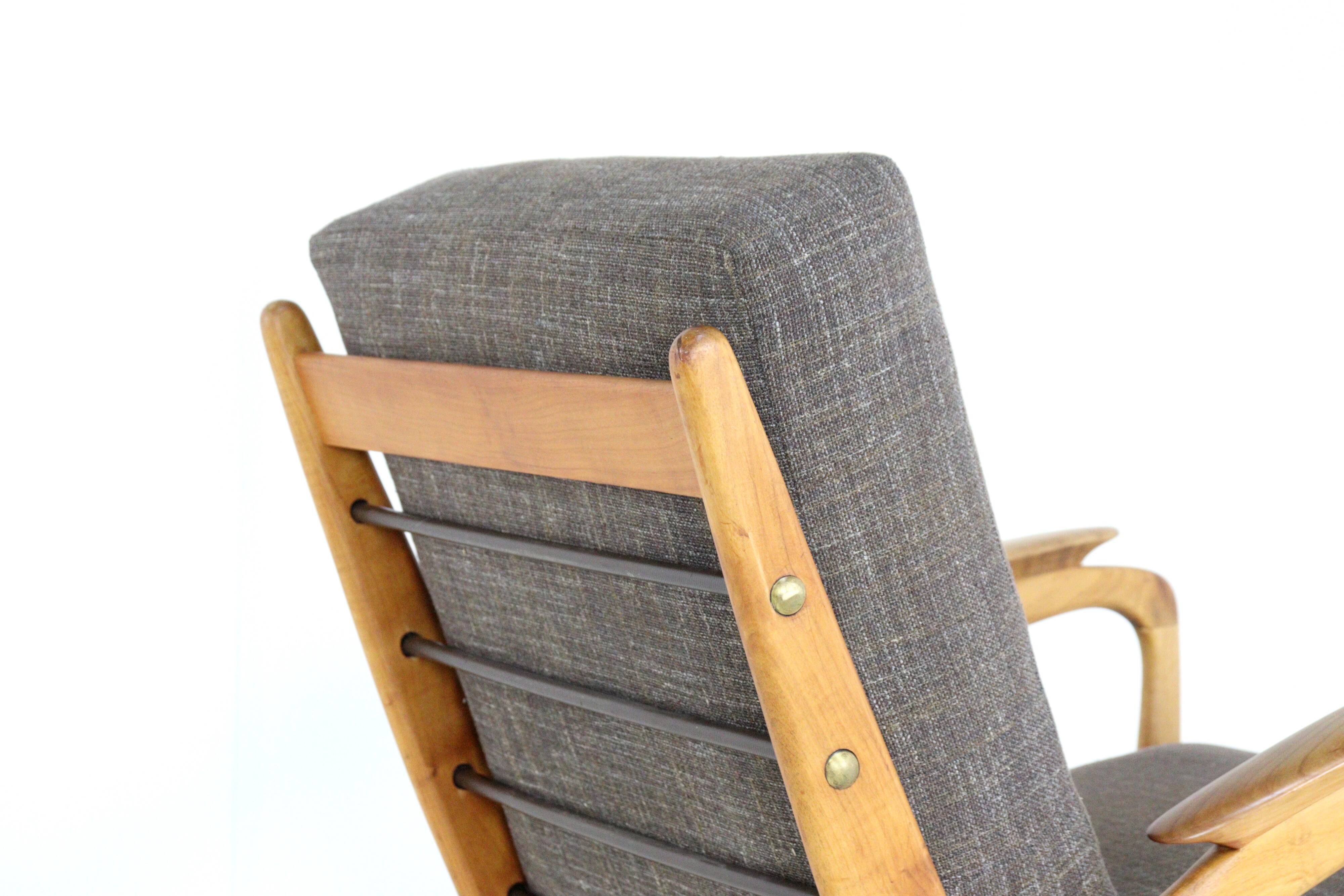 Fauteuil design hollandais du milieu du siècle De Ster 'Haaren' | Selency