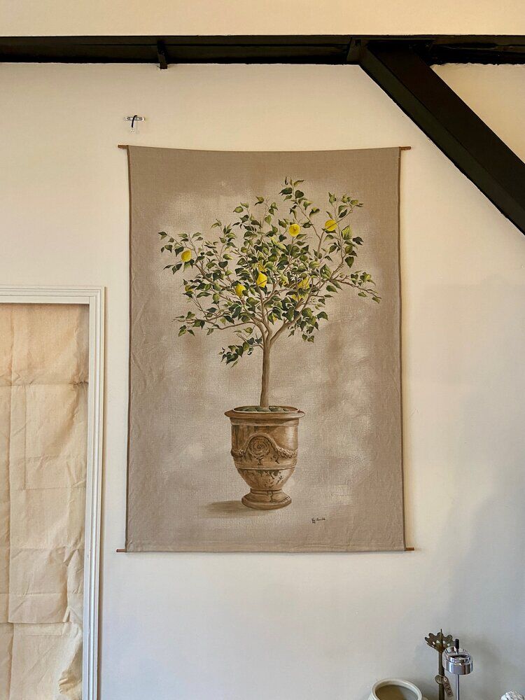 Peinture sur lin par Mary Olivia Cork | Selency