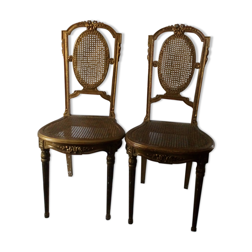 Paire de chaises style Louis XV | Selency