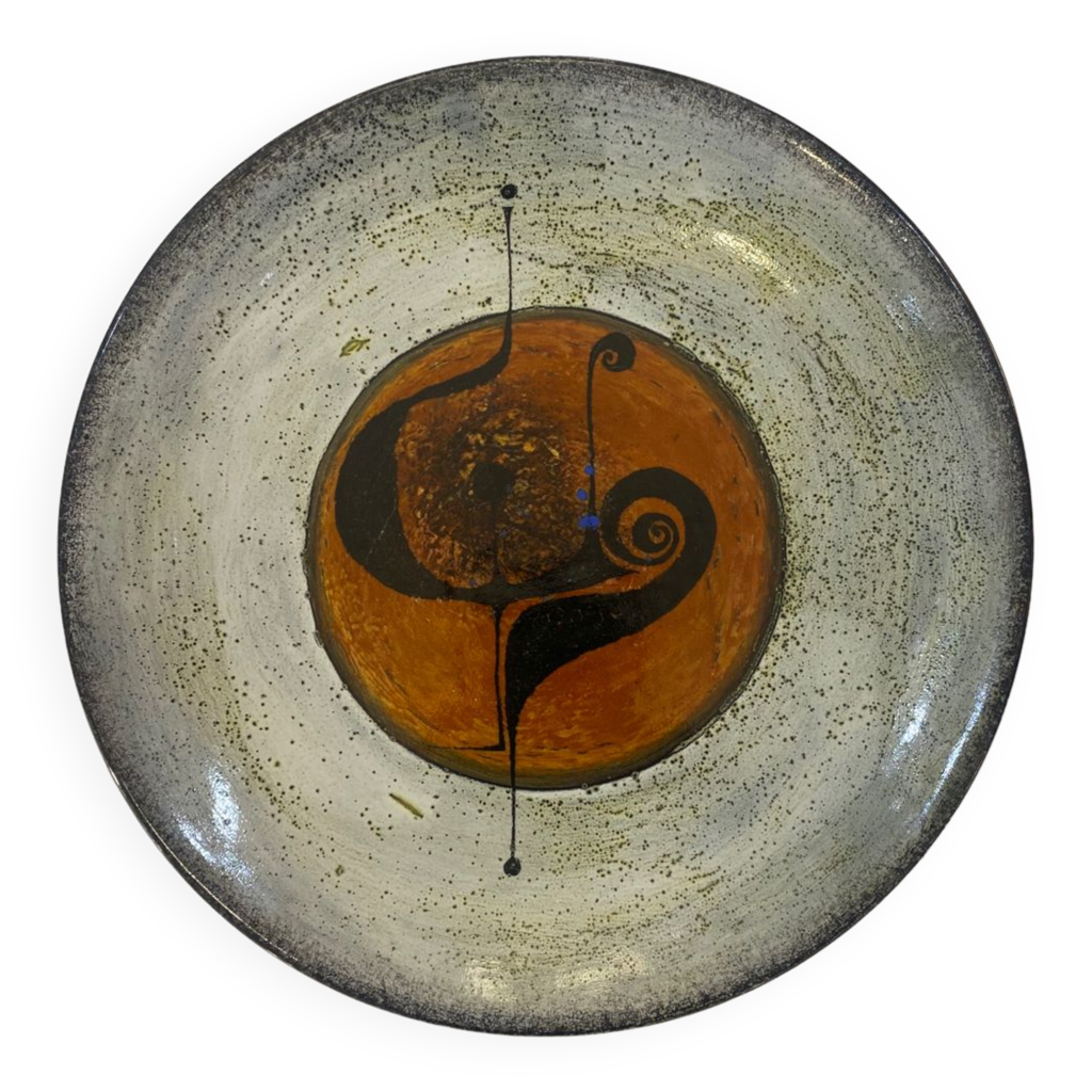 Assiette de pierre saint paul - sant vicens - 1960 | Selency