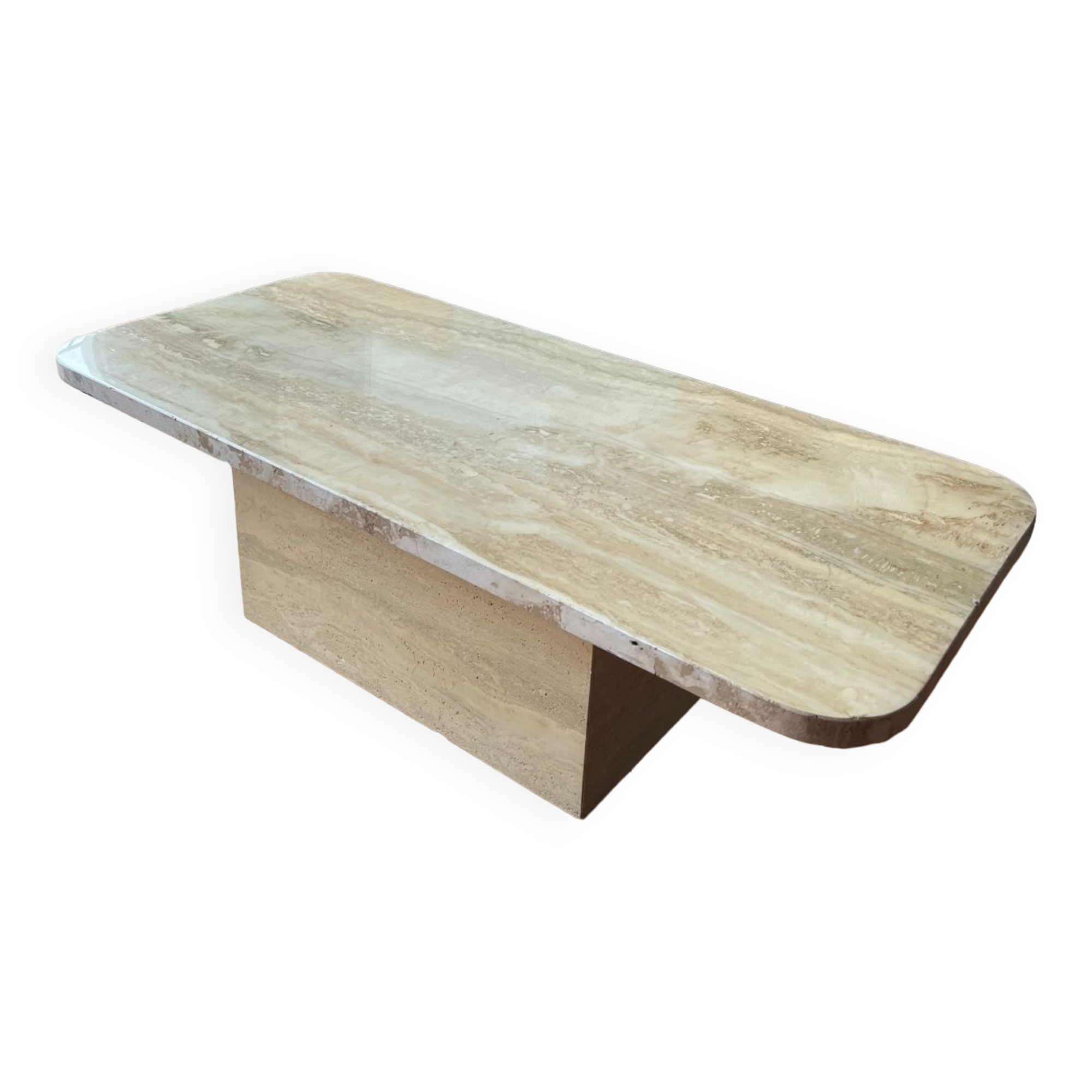 Table basse en travertin | Selency