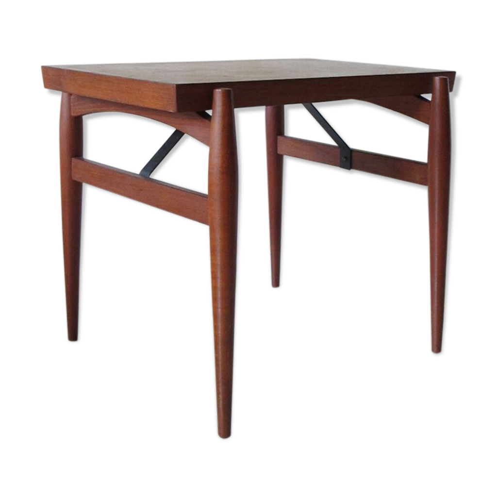 Table basse en teck par Johannes Andersen, Danemark, 1960s | Selency