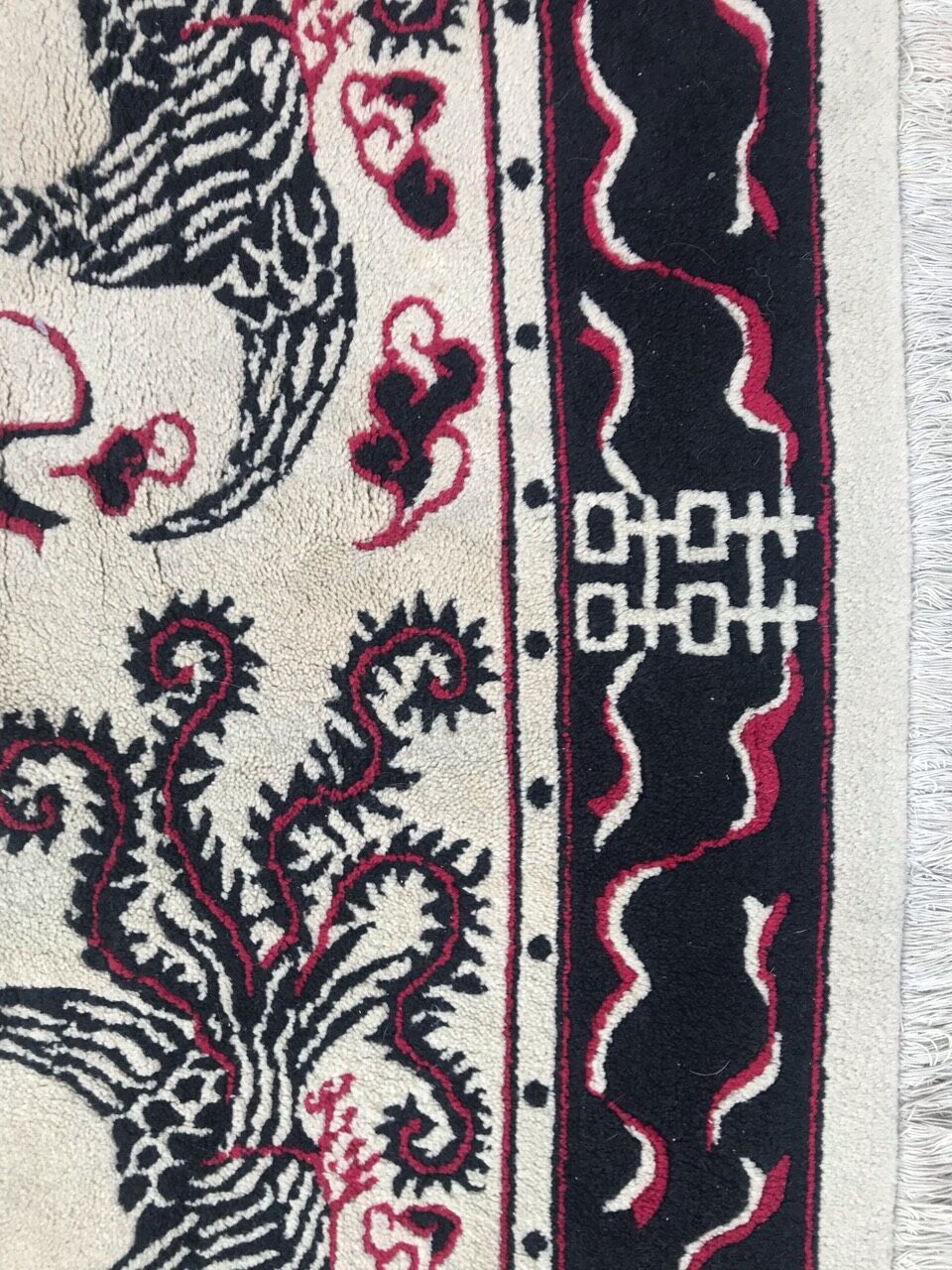 Vietnam handmade square rug 150x150 cm | Selency