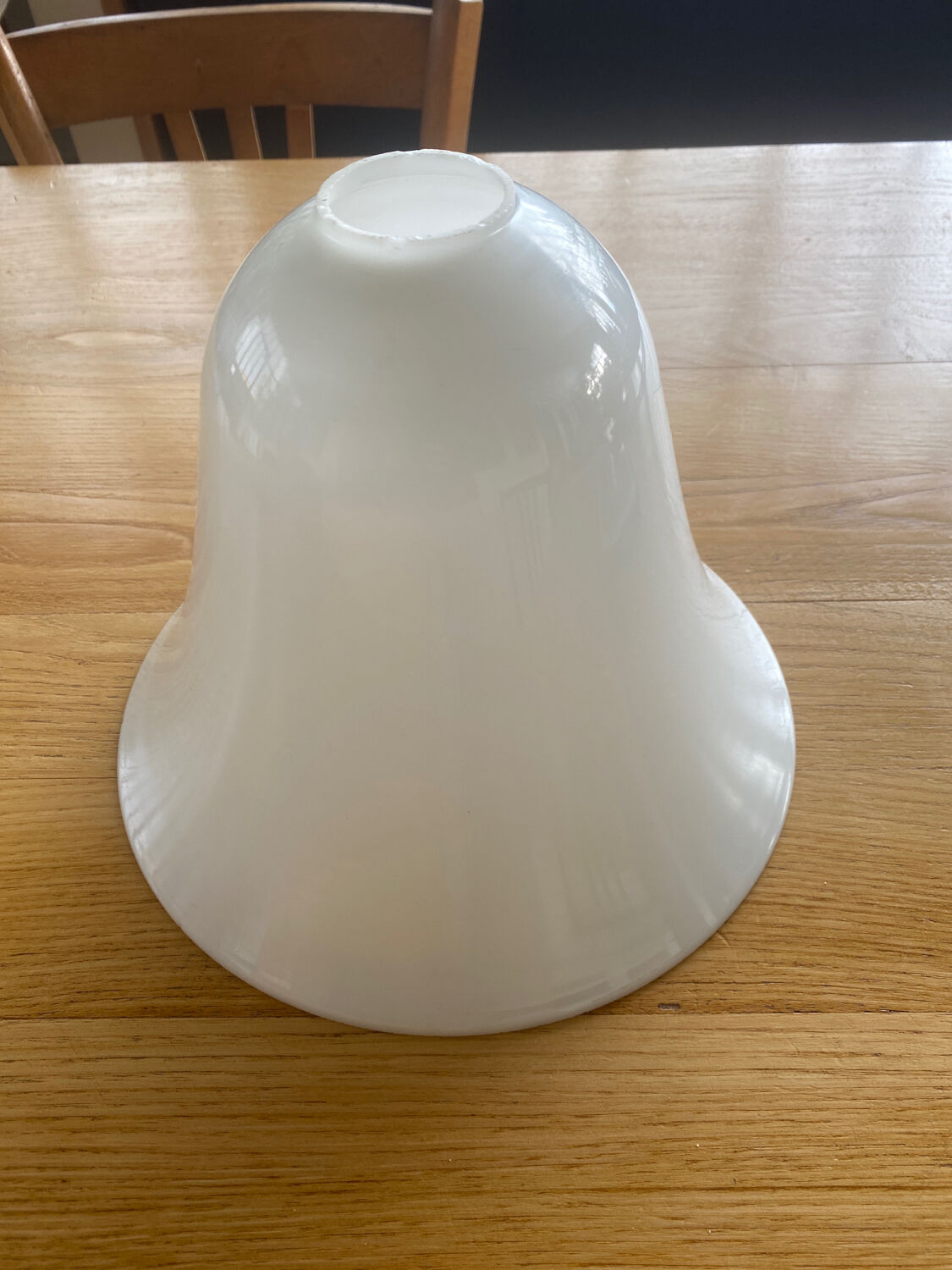 Tulipe opaline lampe Mazda | Selency
