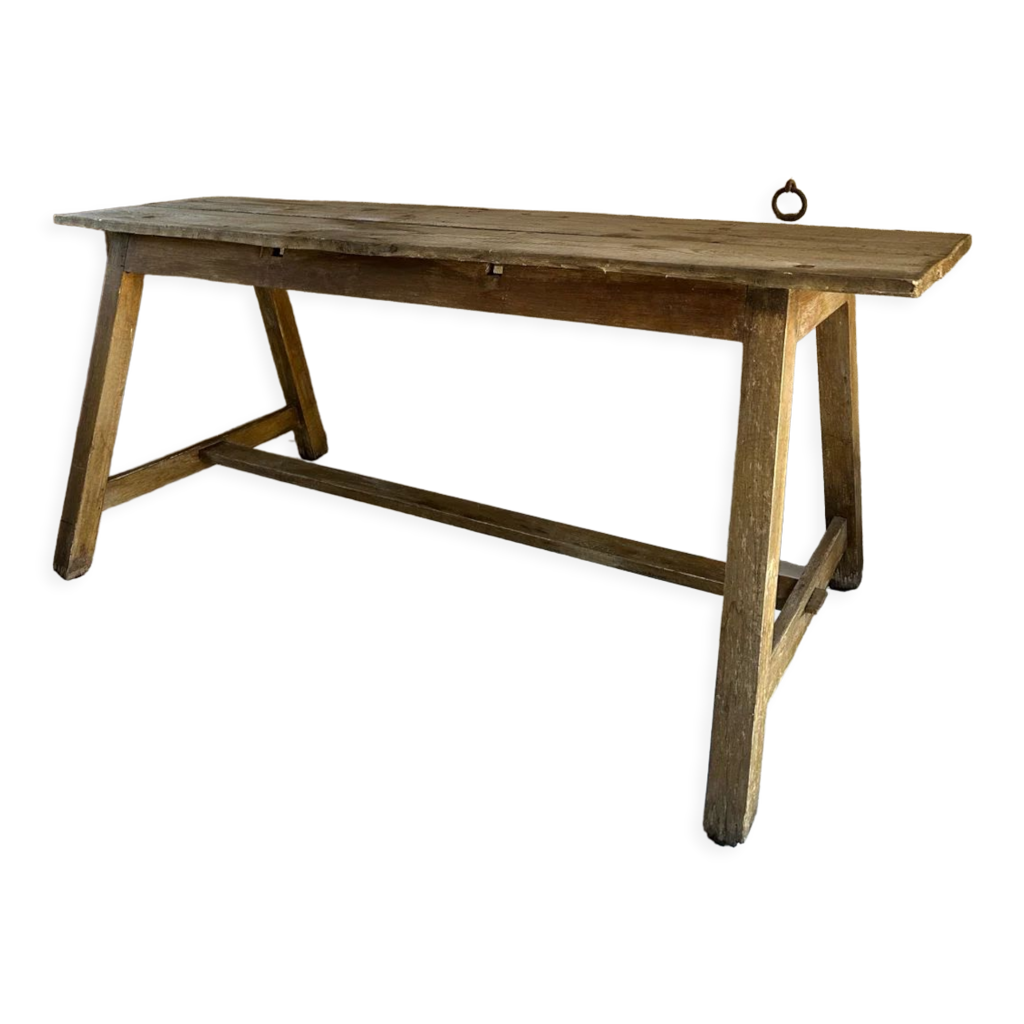 Console bois brut | Selency