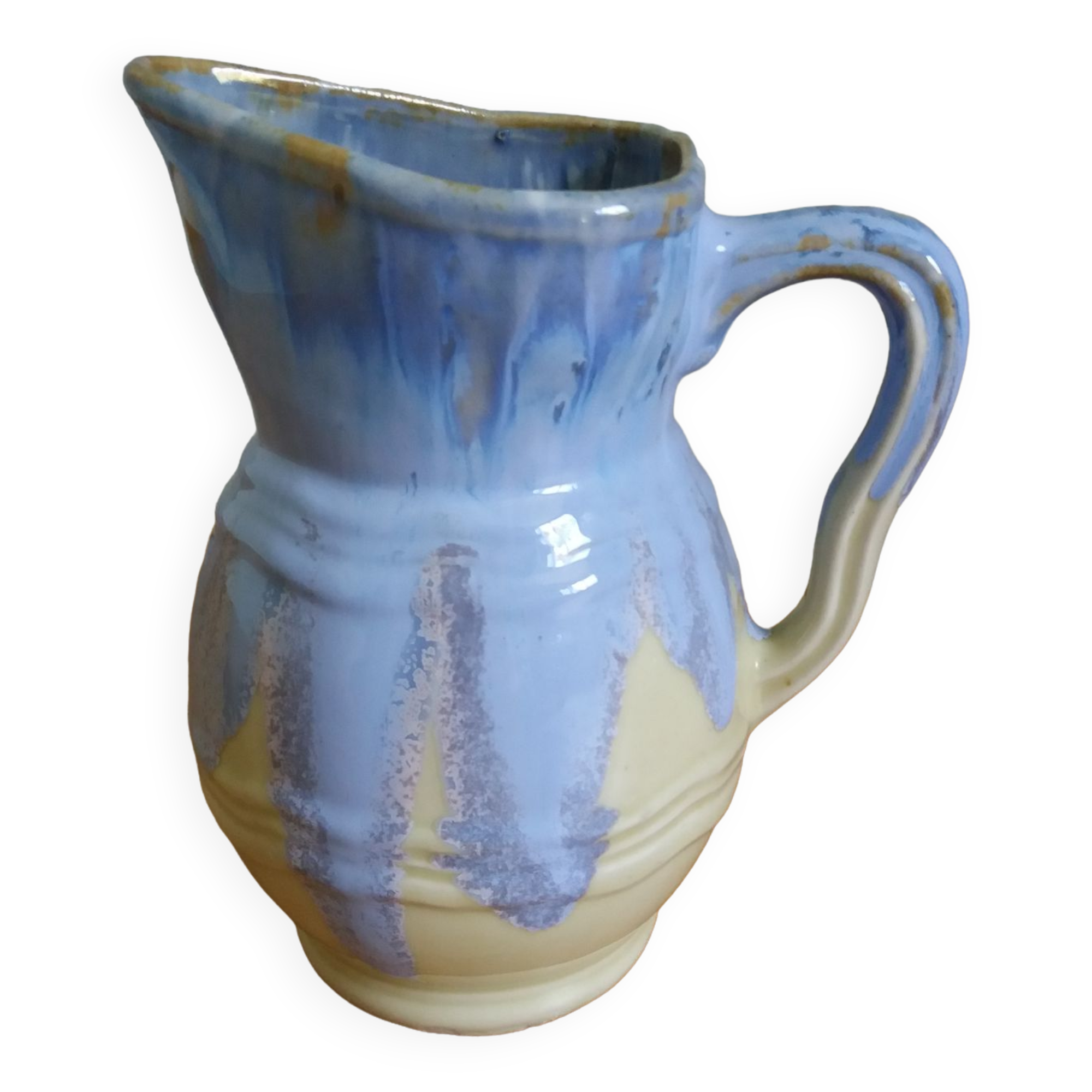 Pichet bleu pastel signé | Selency