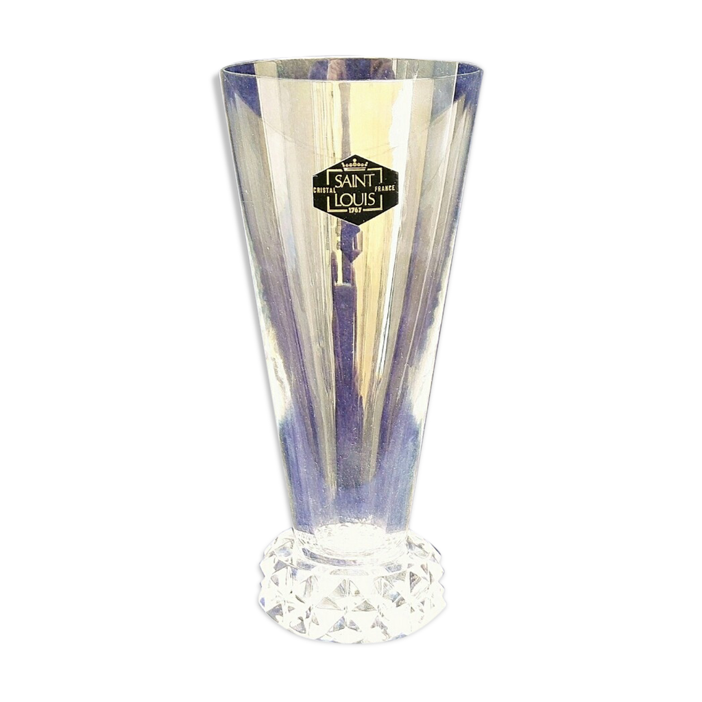 Verre apéritif cristal Saint Louis modèle diamant | Selency