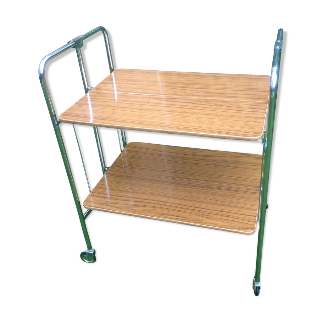 Desserte roulante pliante vintage | Selency