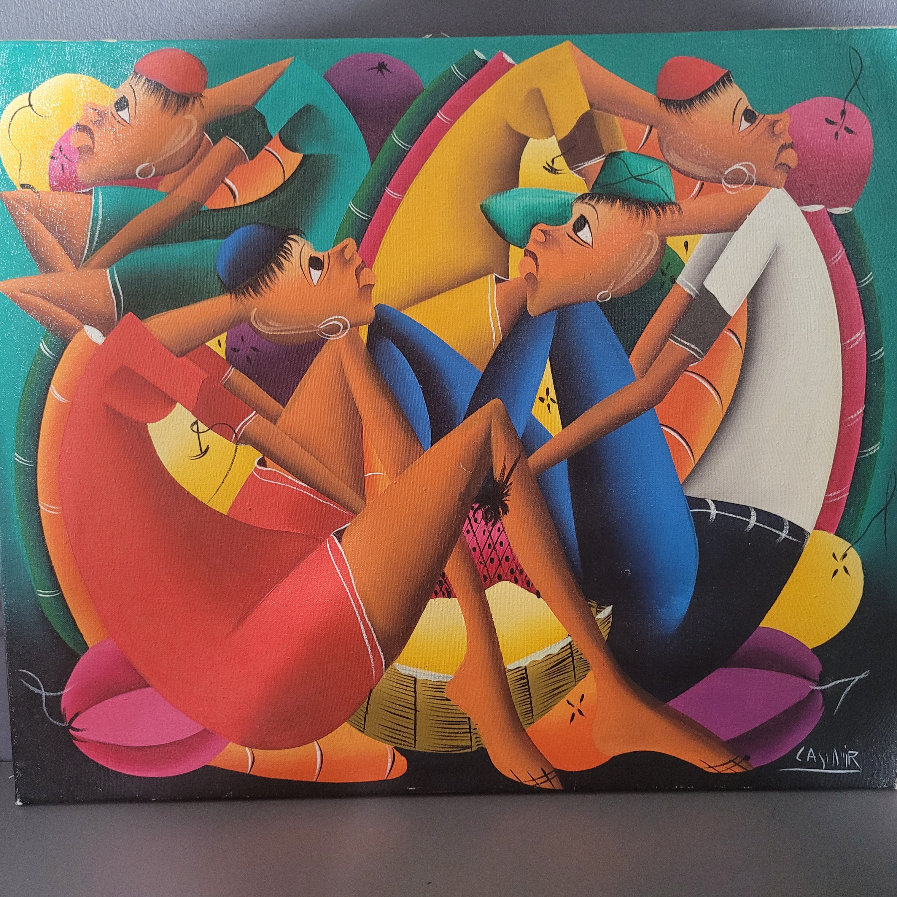 Laurent Casimir (Peintre Haïtiens) huile sur Toile | Selency