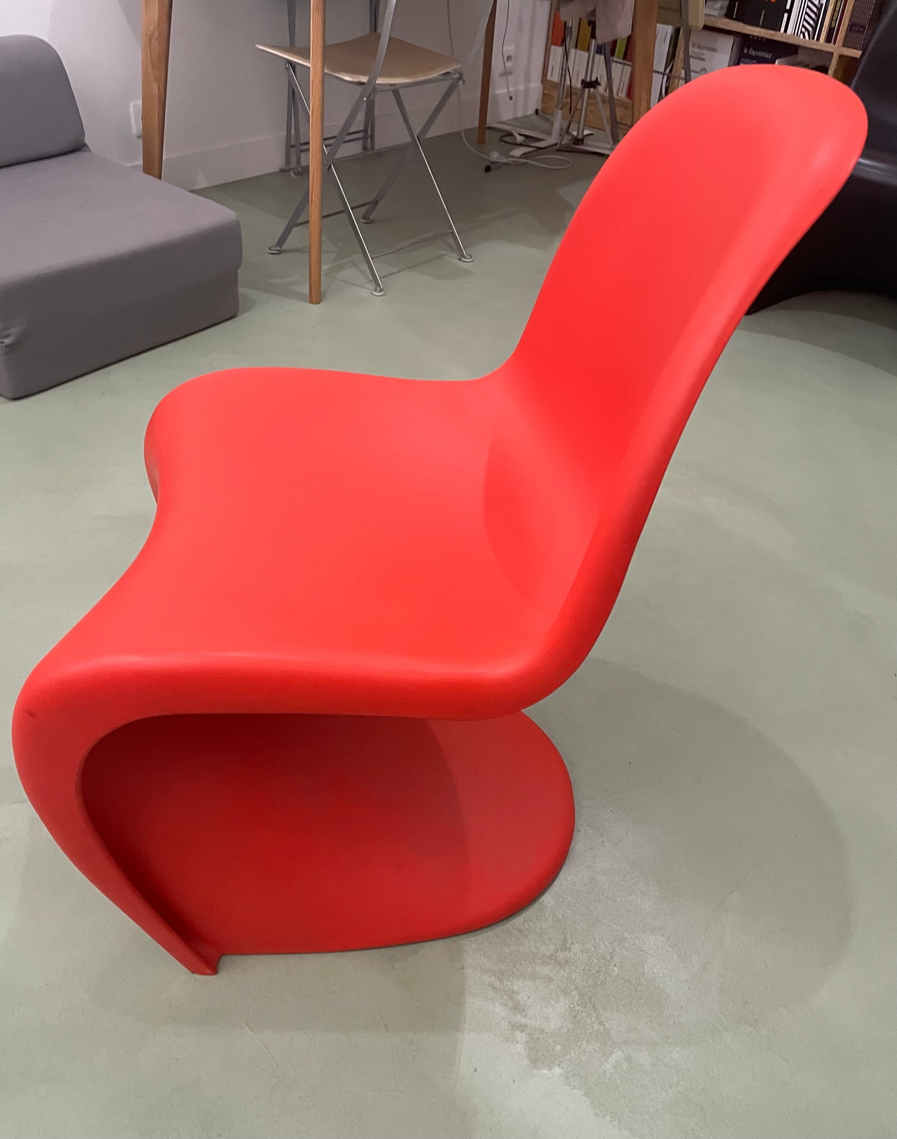 Chaise S Verner Panton série vitra en excellent état modèle adulte ...