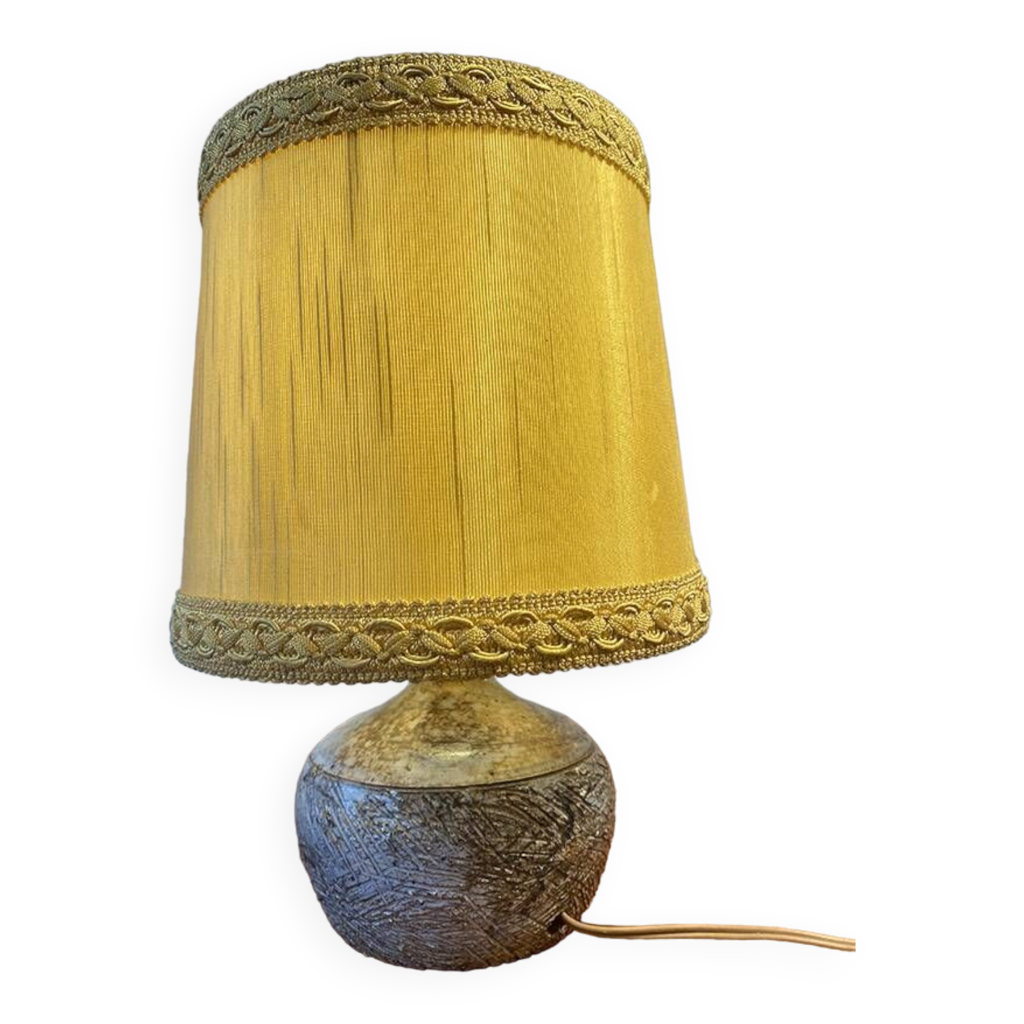 Lampe à poser pied céramique, Rouillon,1950 | Selency