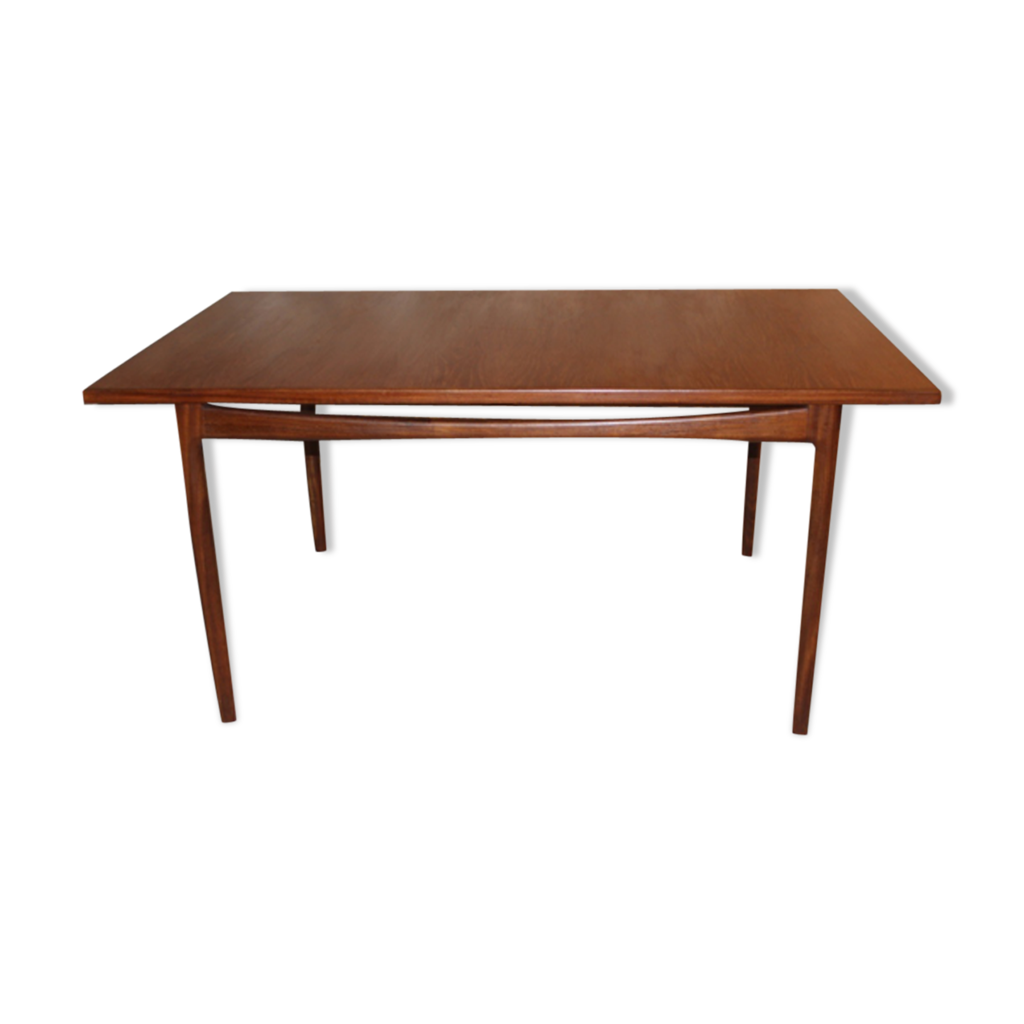 Table à manger extensible scandinave en teck années 60 | Selency