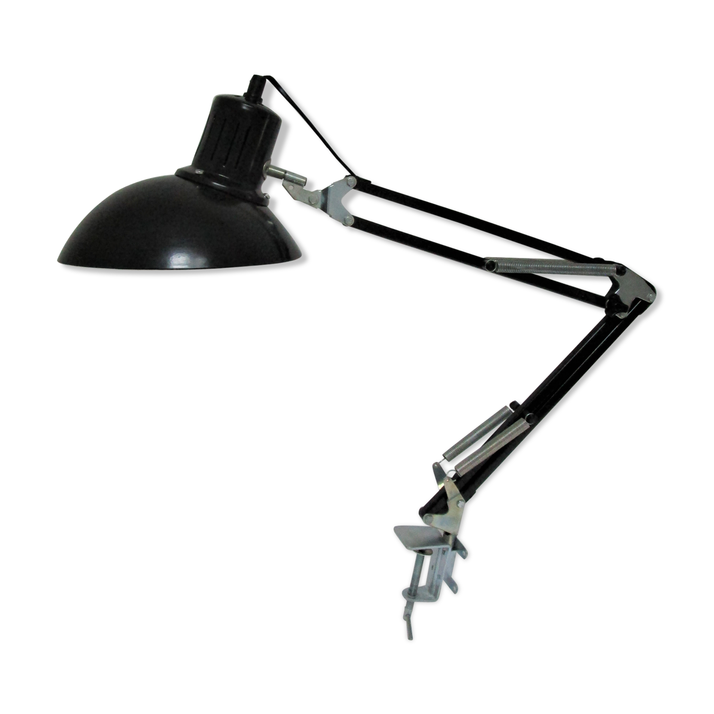 Black vintage architect lamp | Selency