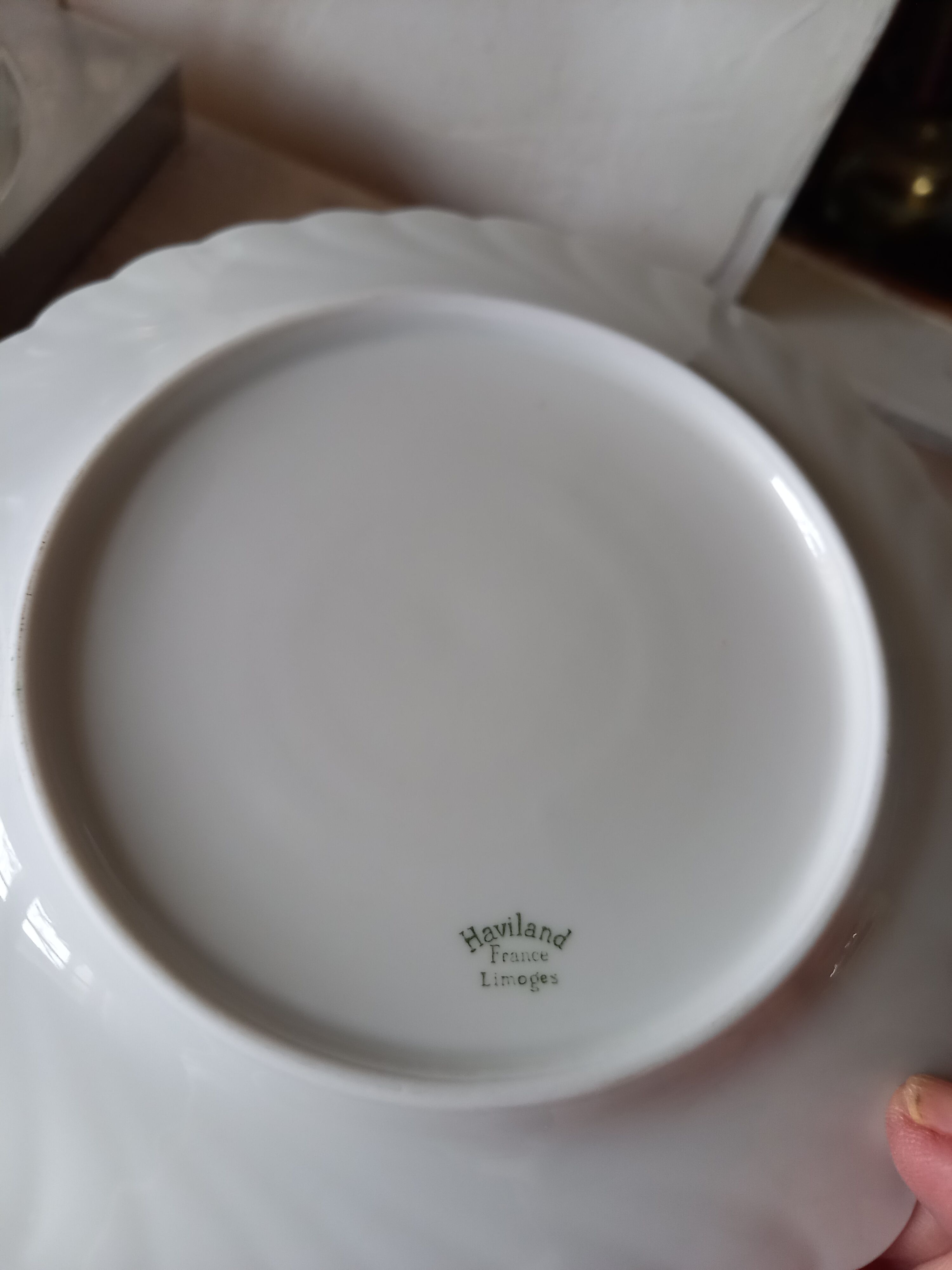 Lot 5 assiettes Haviland Torse porcelaine de Limoges vintage | Selency