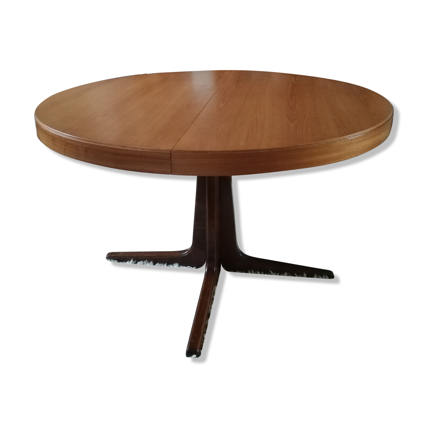 Table Baumann ronde/ ovale 1 rallonge | Selency