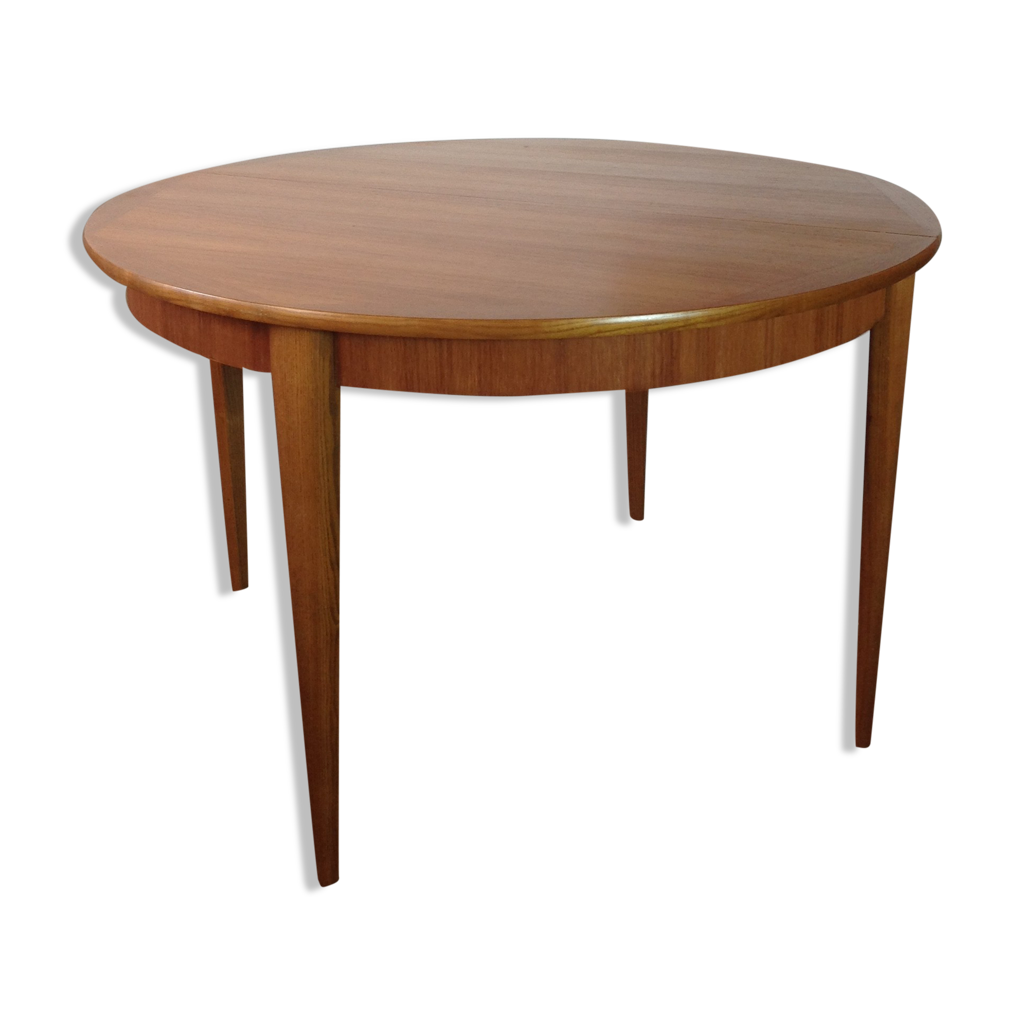 Table scandinave ronde rallonge papillon | Selency