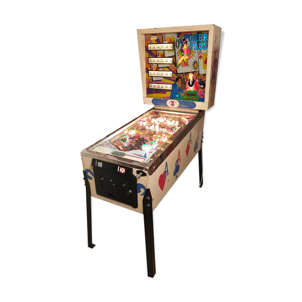 Flipper Recel Poker plus de 1977 electro-mécanique | Selency