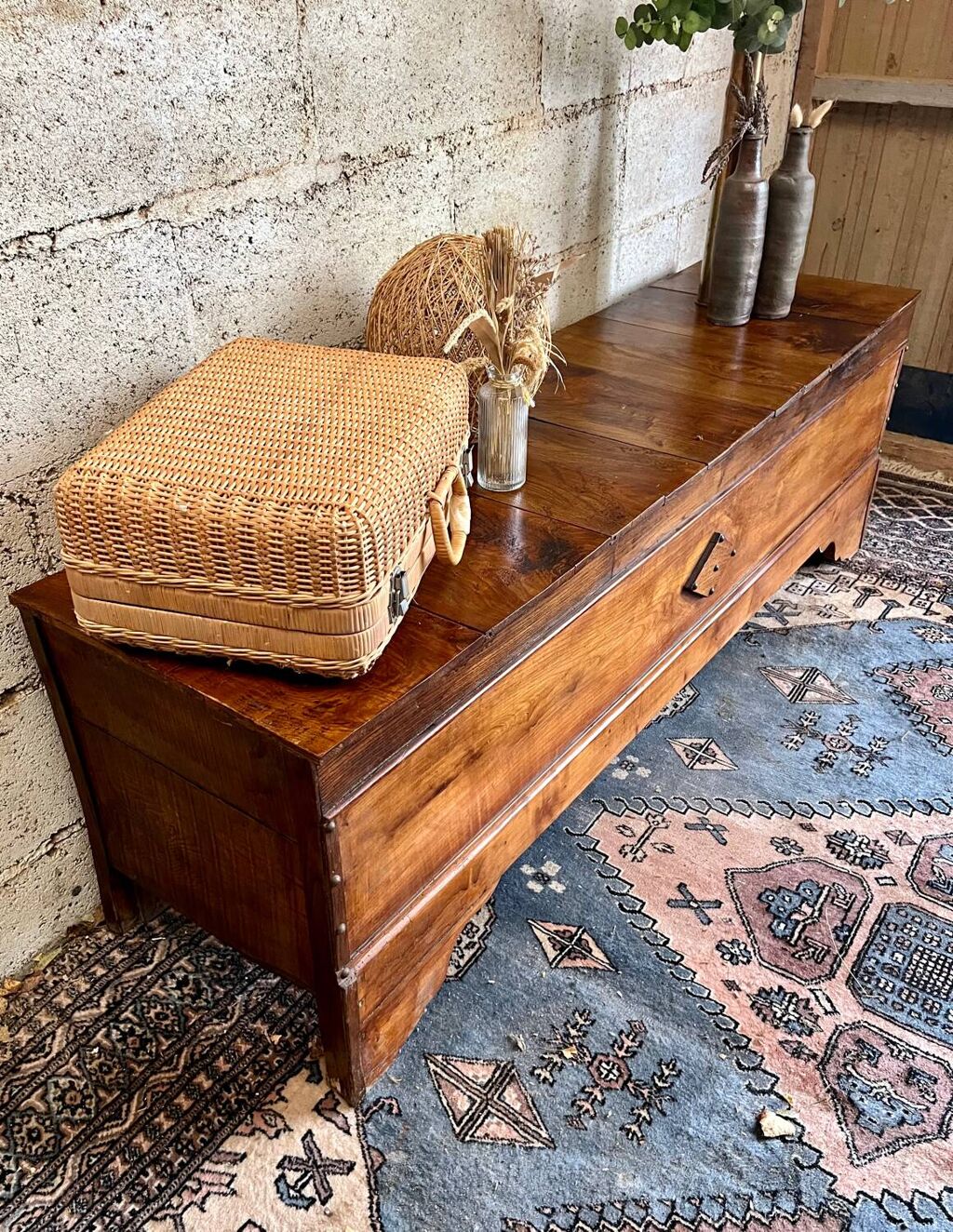 Banc coffre vintage | Selency