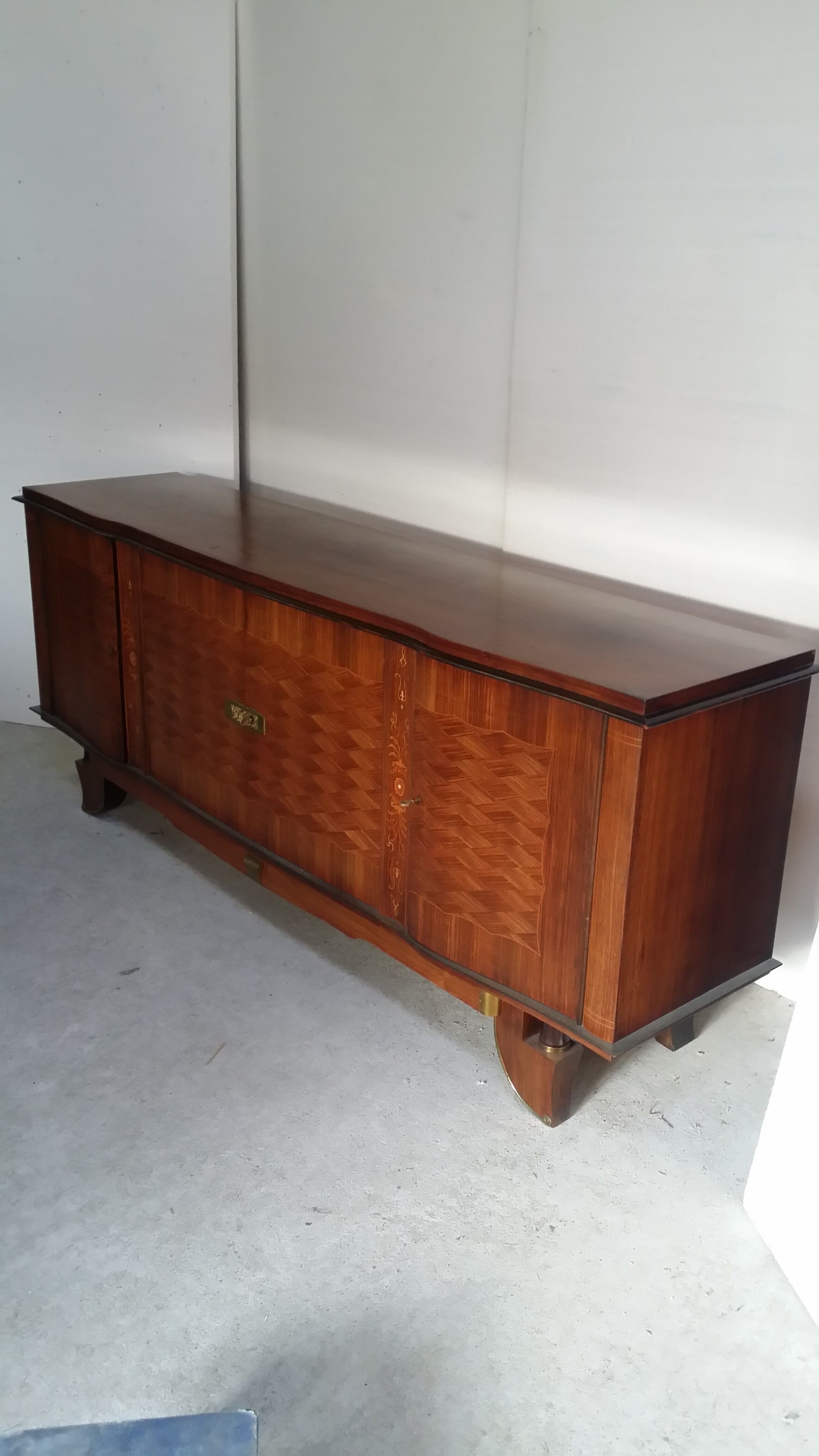 Enfilade art-déco en palissandre par Jules Leleu | Selency