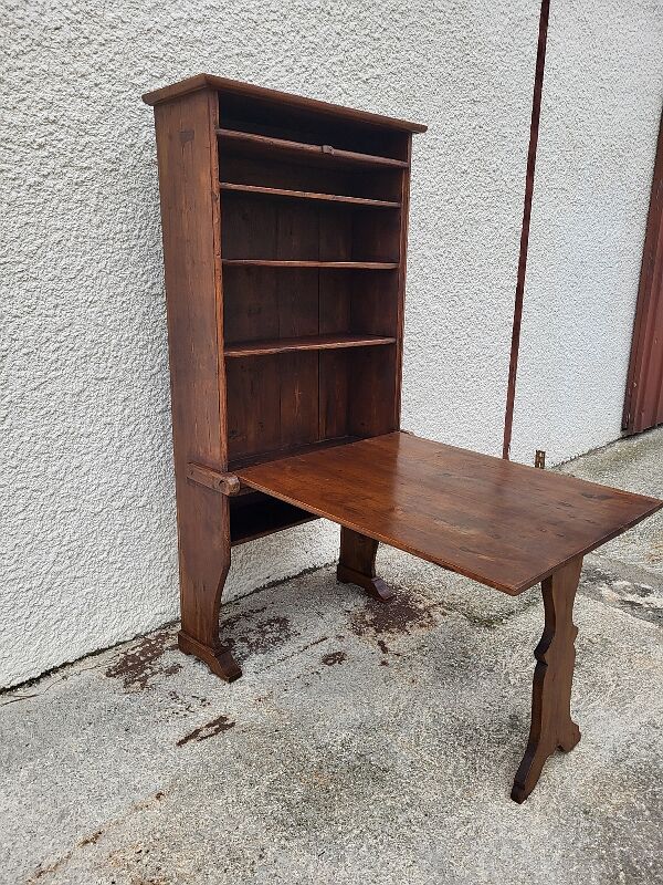 Buffet table rabattable rustique en sapin | Selency