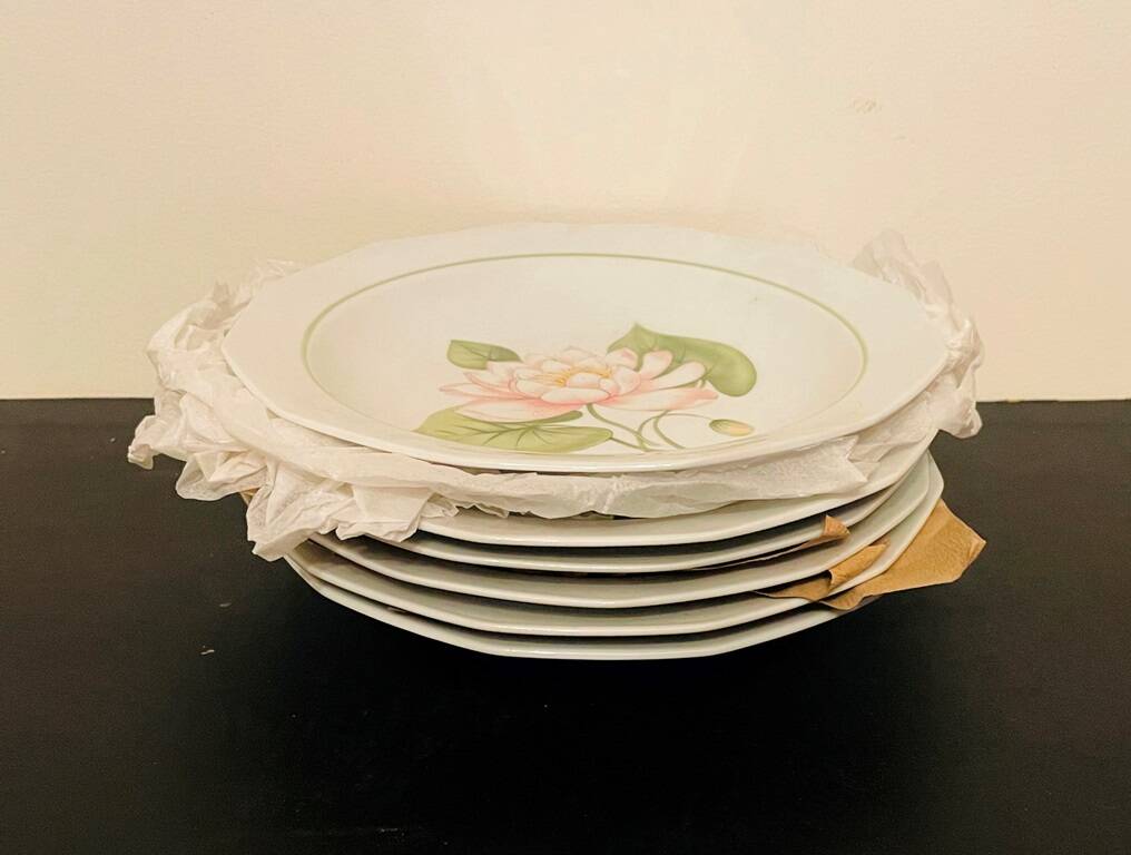 Assiettes creuses CHAUMETTE (Paris) Vintage. Neuves | Selency