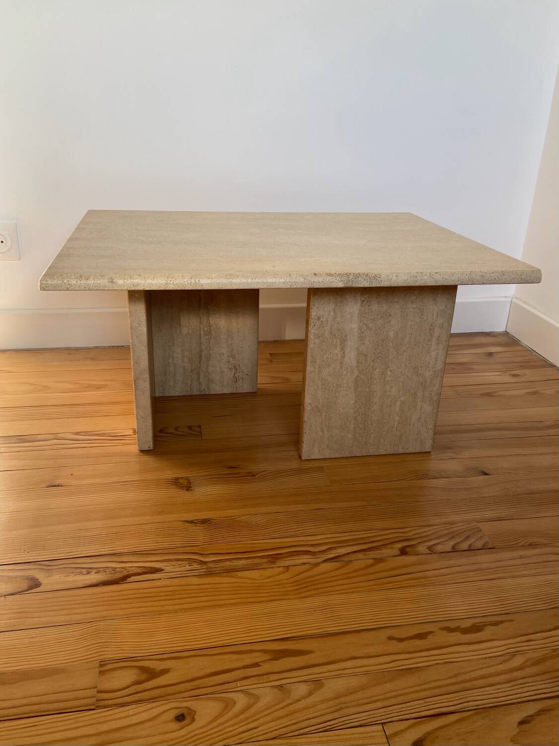 Table basse en travertin | Selency