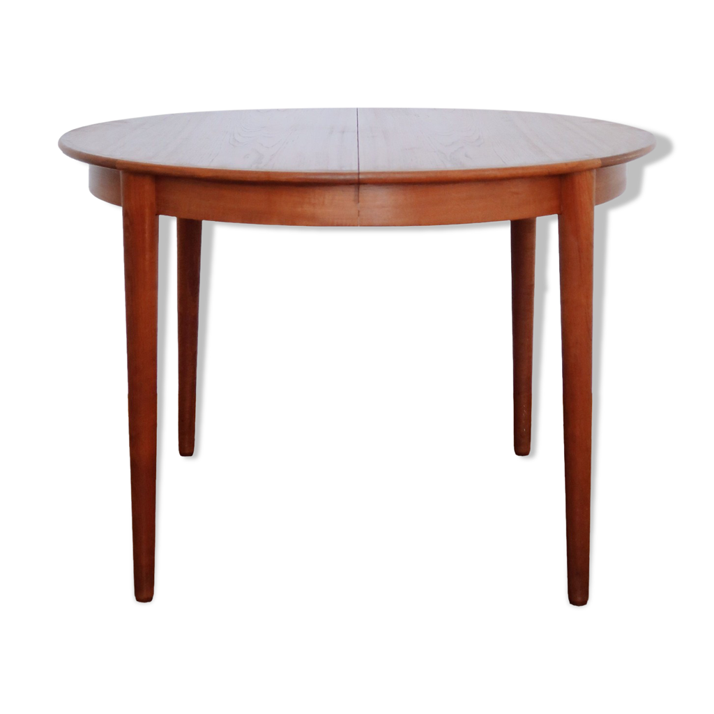 Table ronde extensible made in Denmark Johannes Andersen | Selency