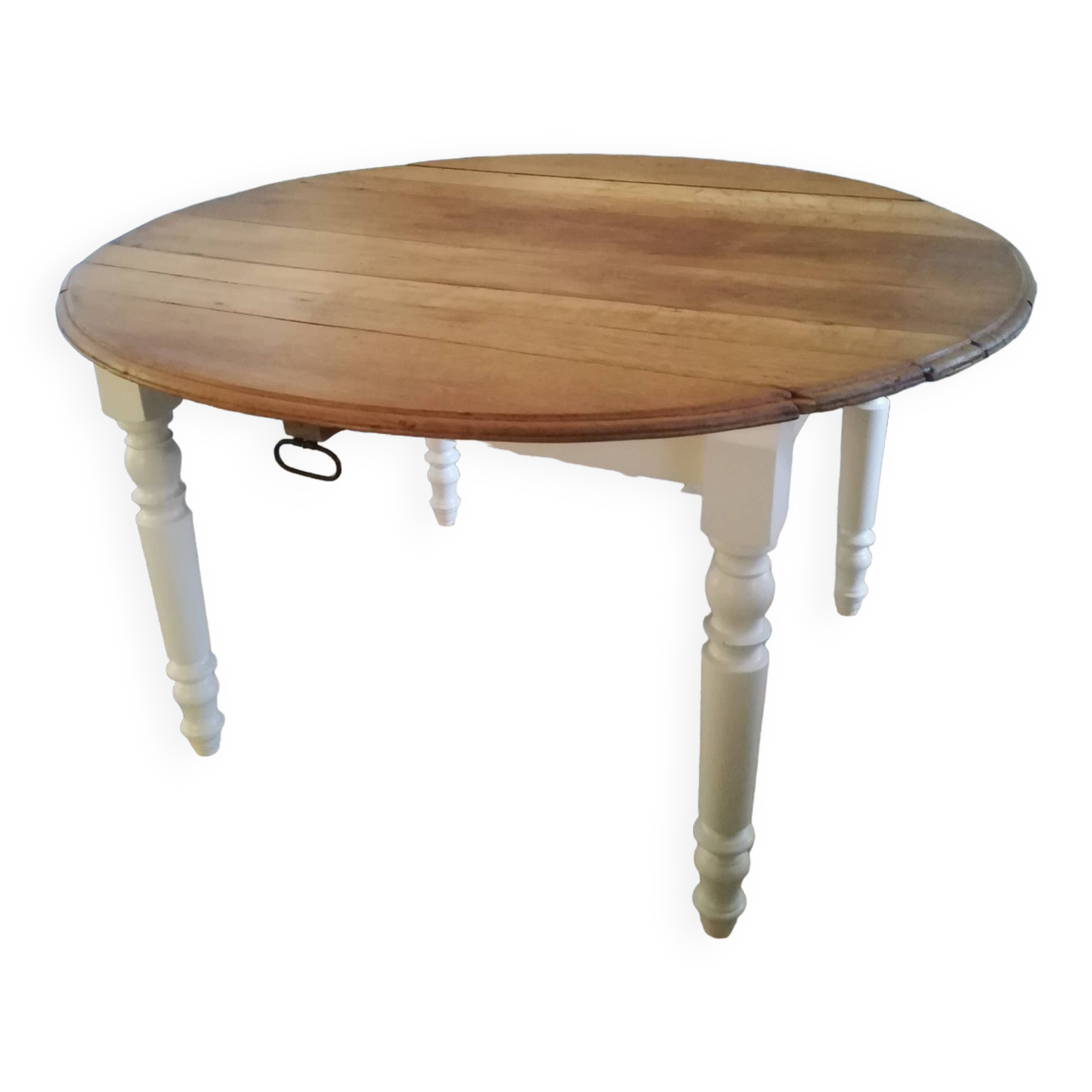 Table ronde à volets rabattables | Selency