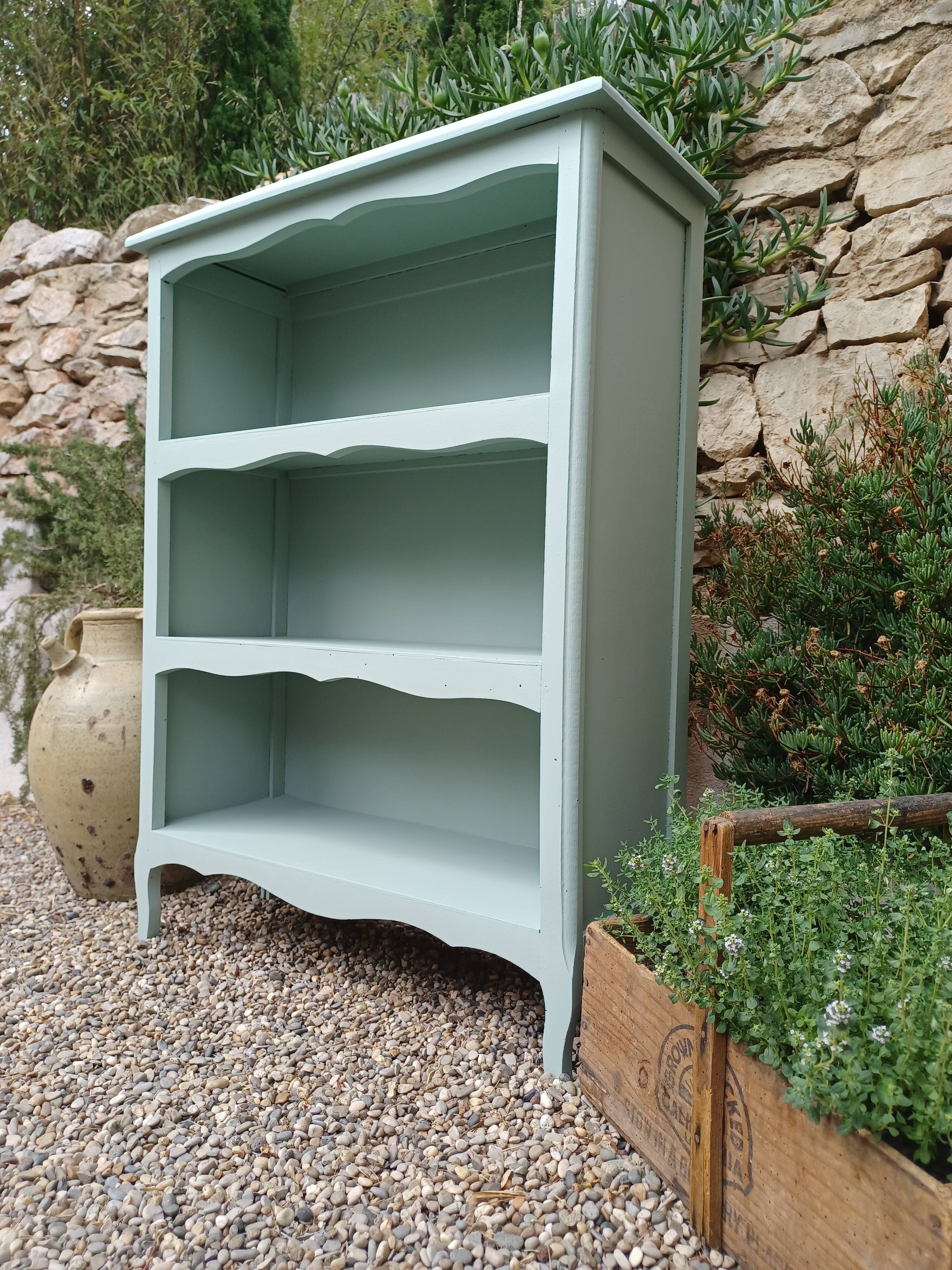 Bibus, meuble à étagères ancien en bois | Selency