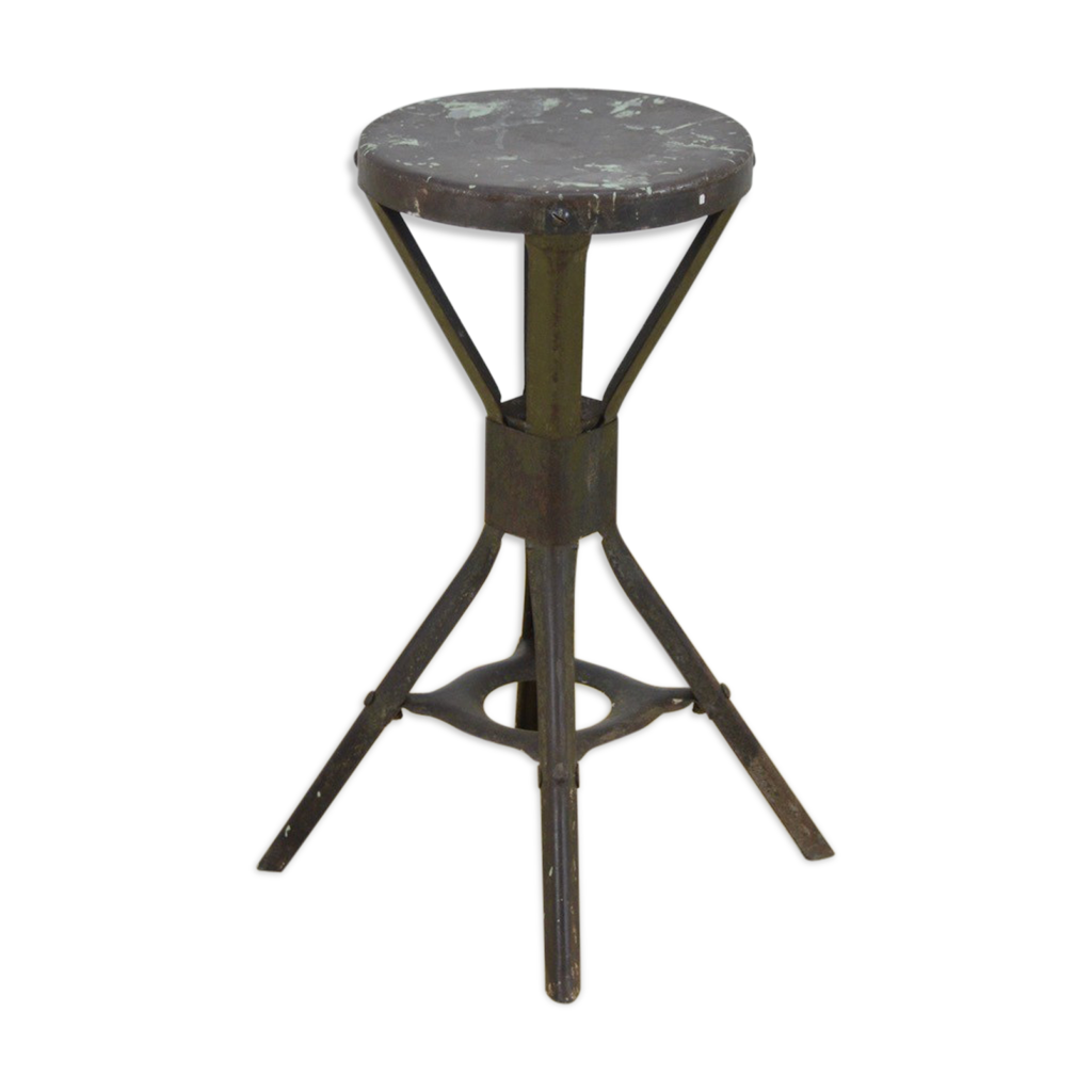 Vintage industrial stool by Evertaut | Selency