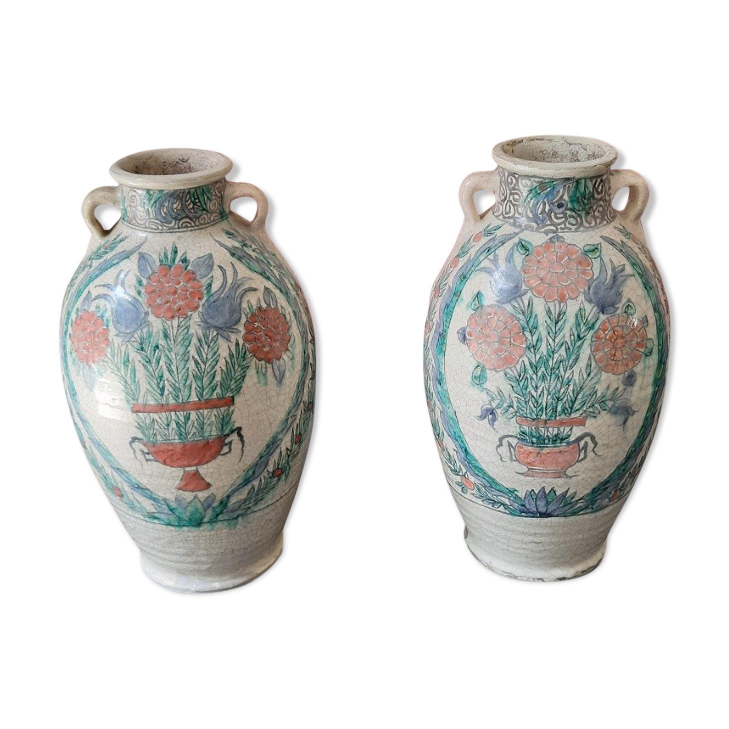 Paire de vases ovoïdes | Selency