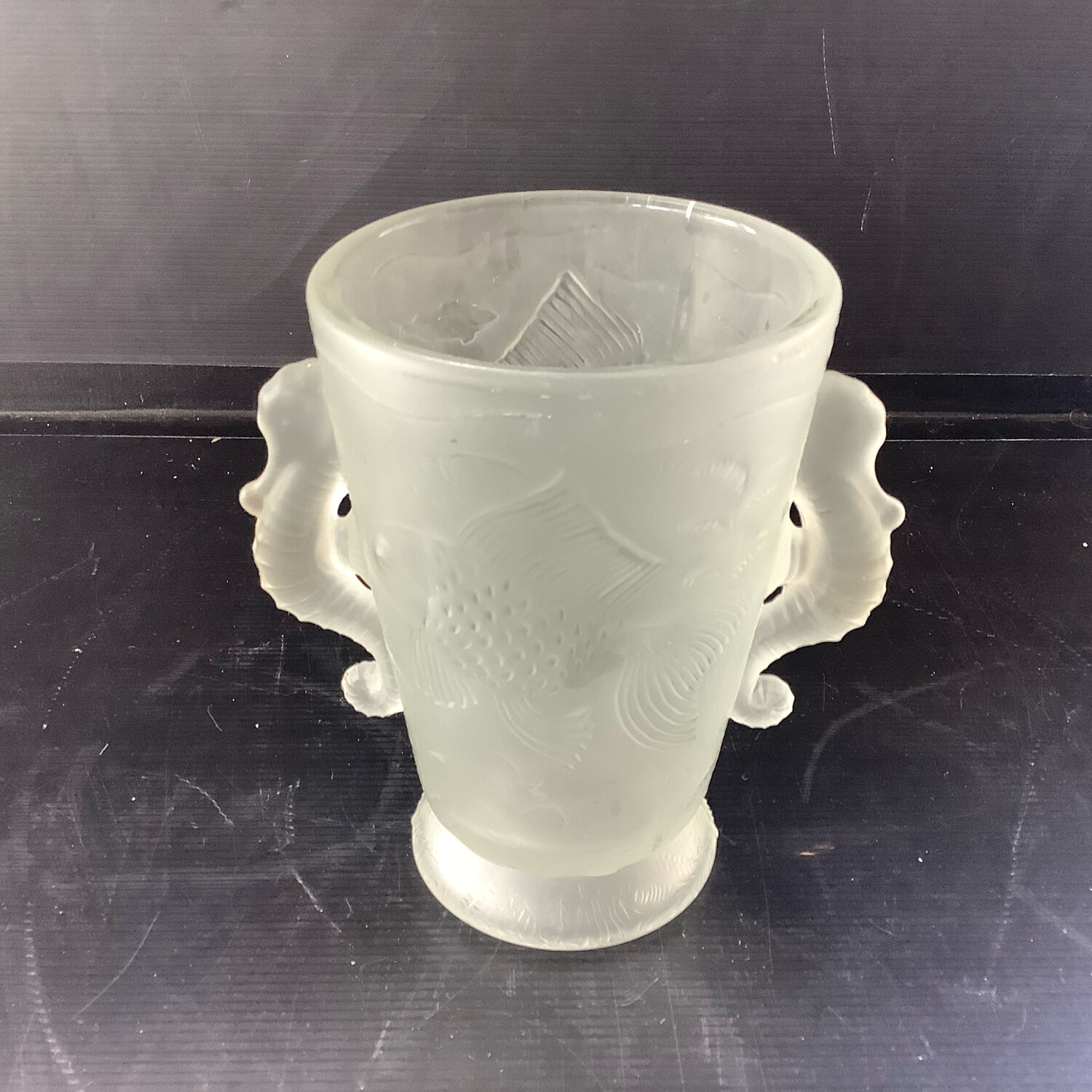 Barolac Vase hippocampe Josef Inwald Barolac Bohème Art Déco 1930 Verr ...
