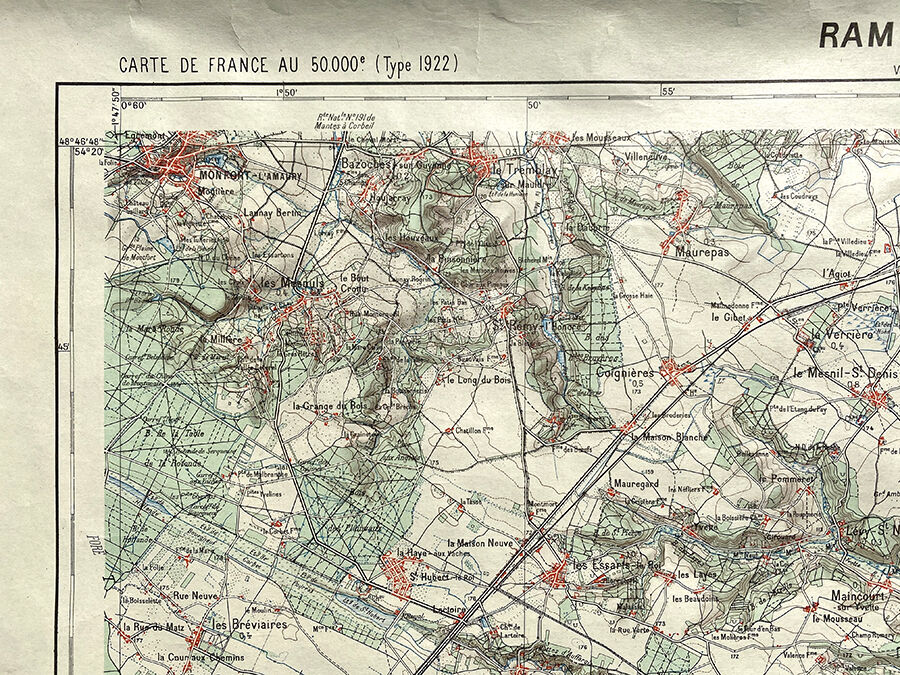 Carte de Rambouillet Novembre 1931 | Selency