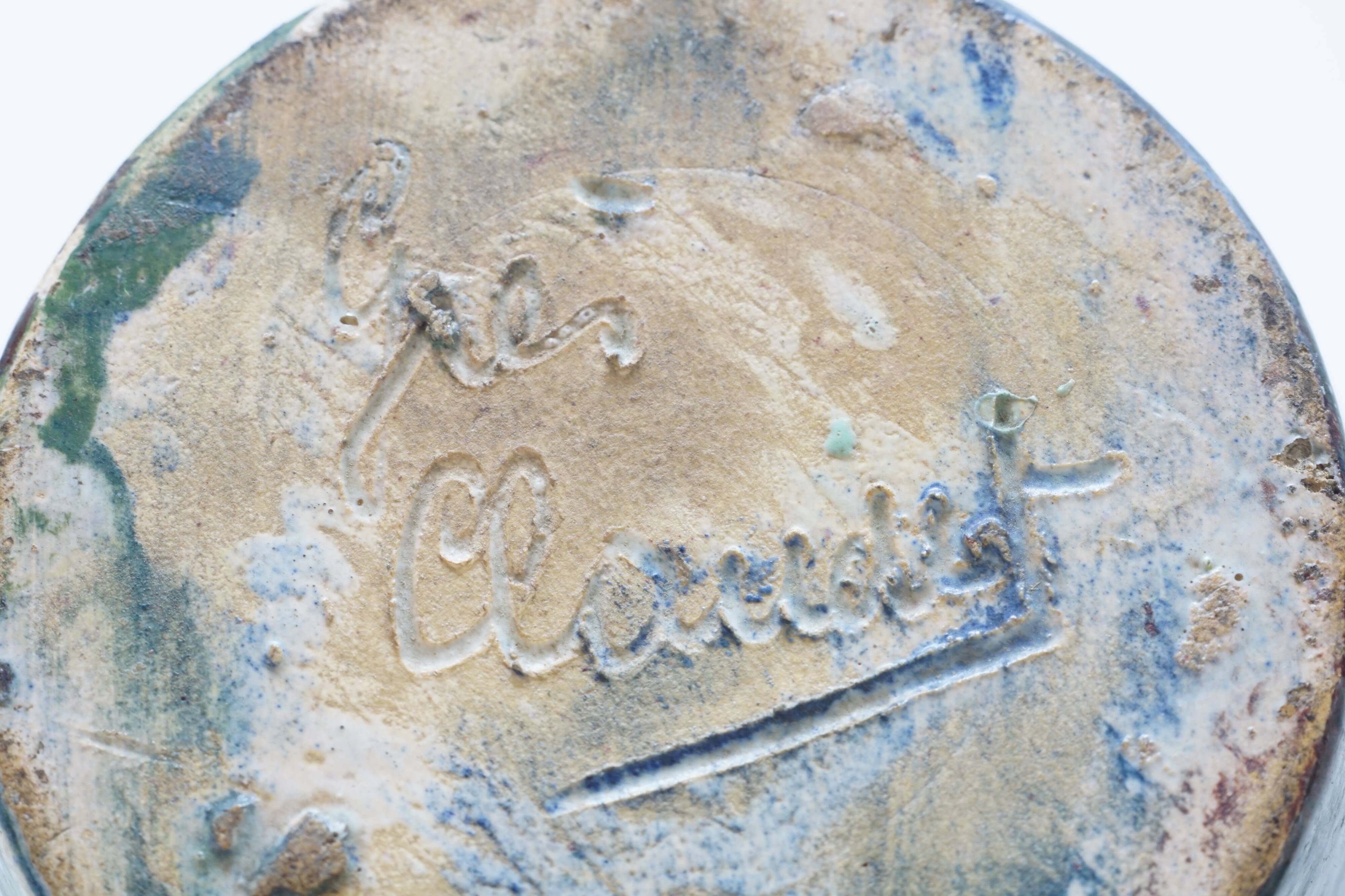 Vase en grès, Max Claudet (1840-1893 ), céramique art nouveau | Selency