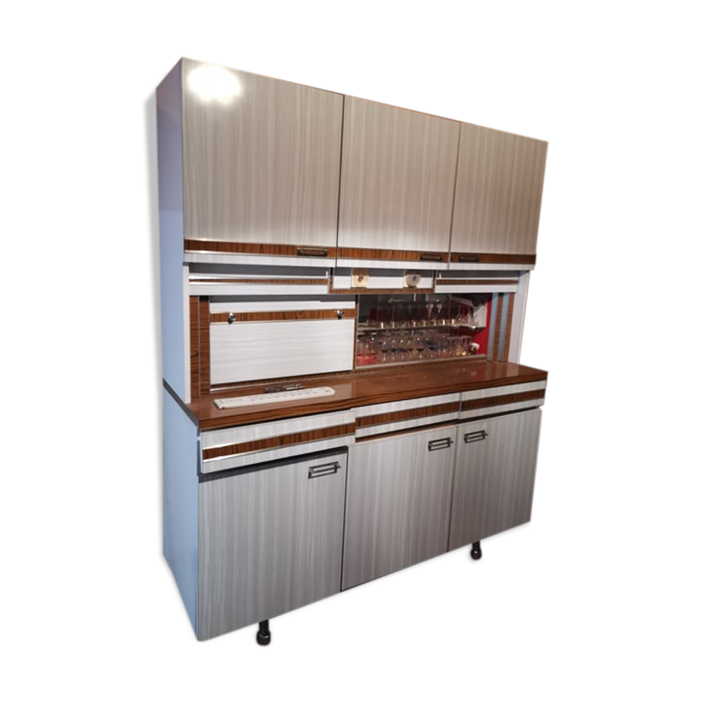 Buffet de cuisine en formica des années 70 | Selency