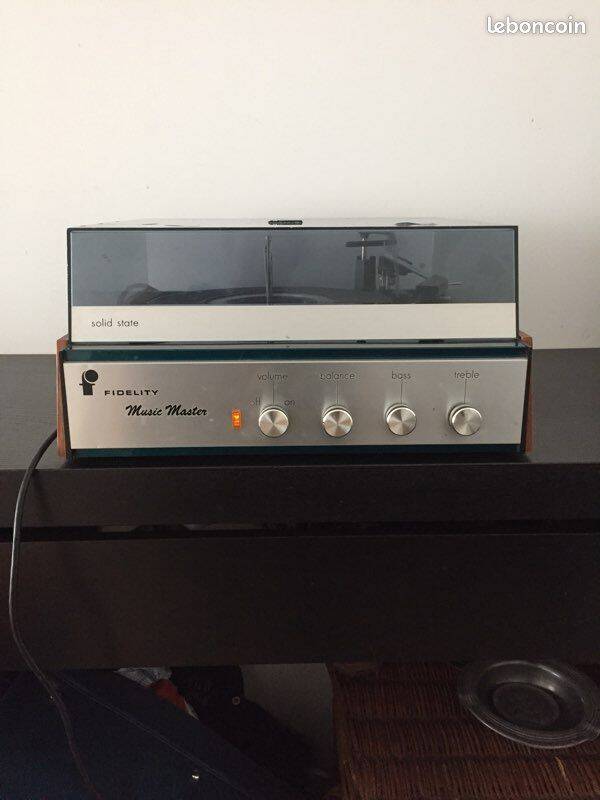 Platine vinyles vintage fidelity music master solid state | Selency