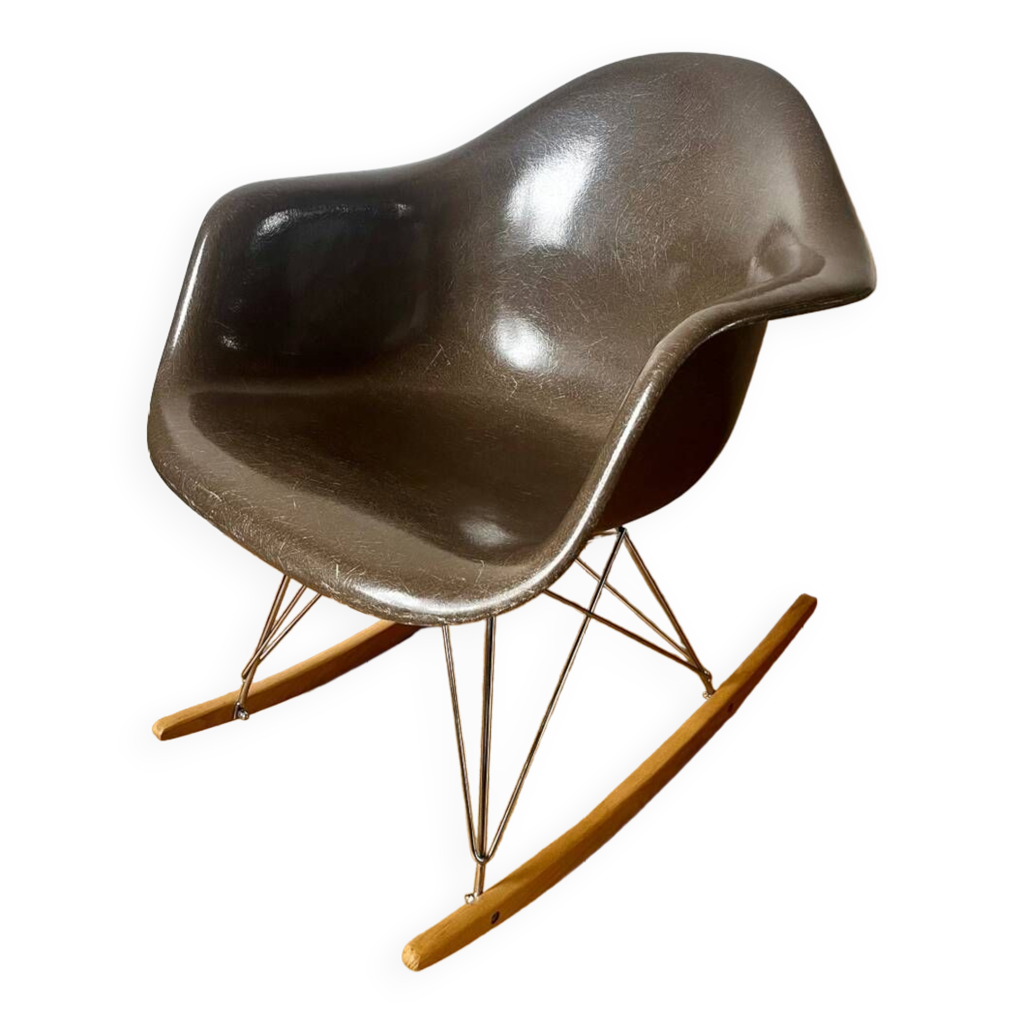 Rocking-chair RAR Eames Ed. Herman Miller 1970 | Selency