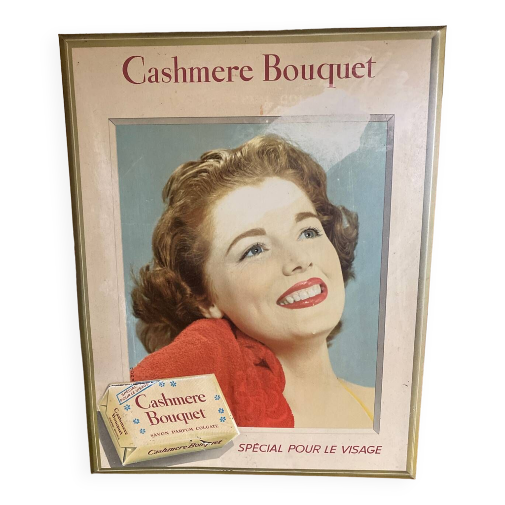 Plaque publicitaire métal Cashmere Bouquet | Selency