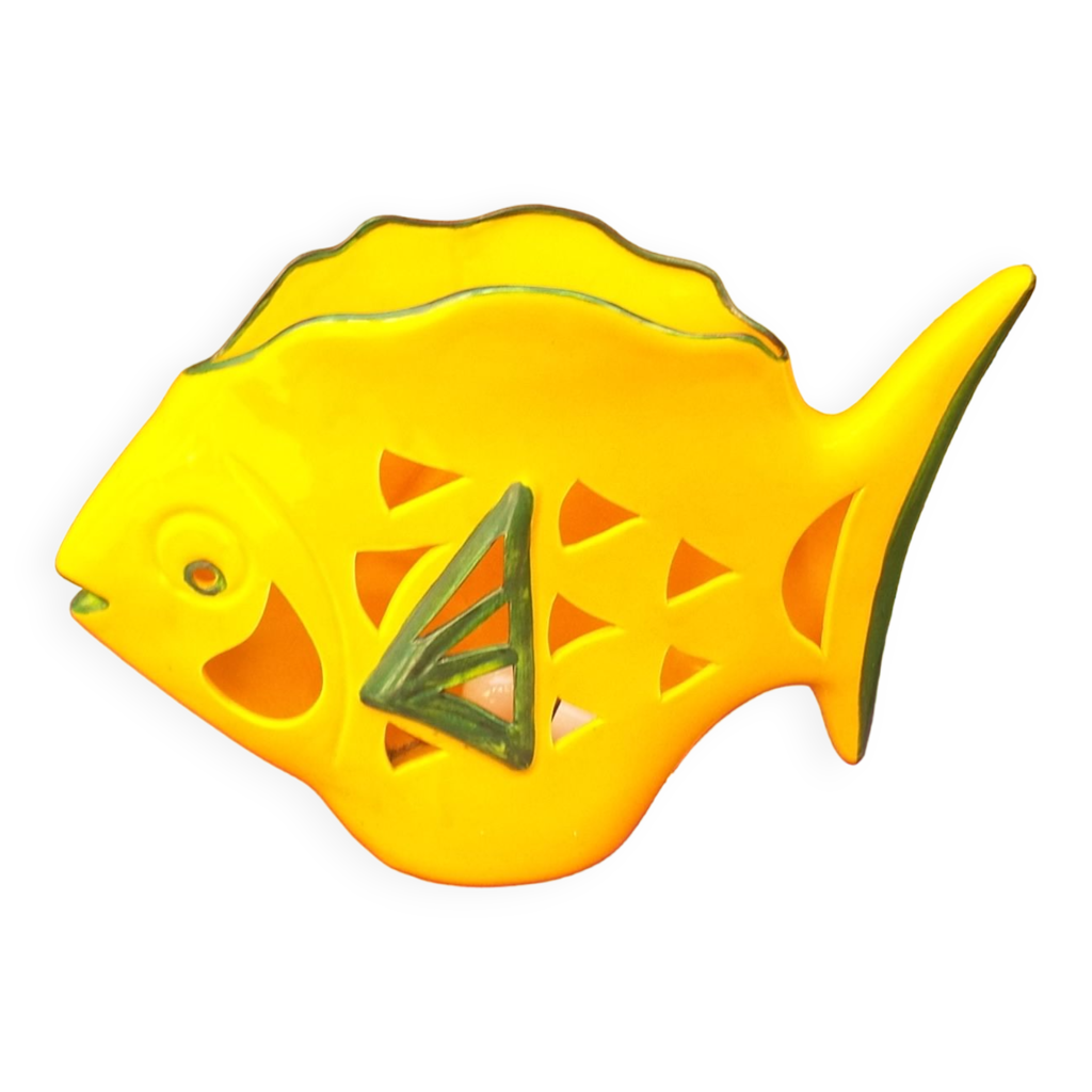 Lampe poisson en ceramique "dieulefit les grottes" | Selency
