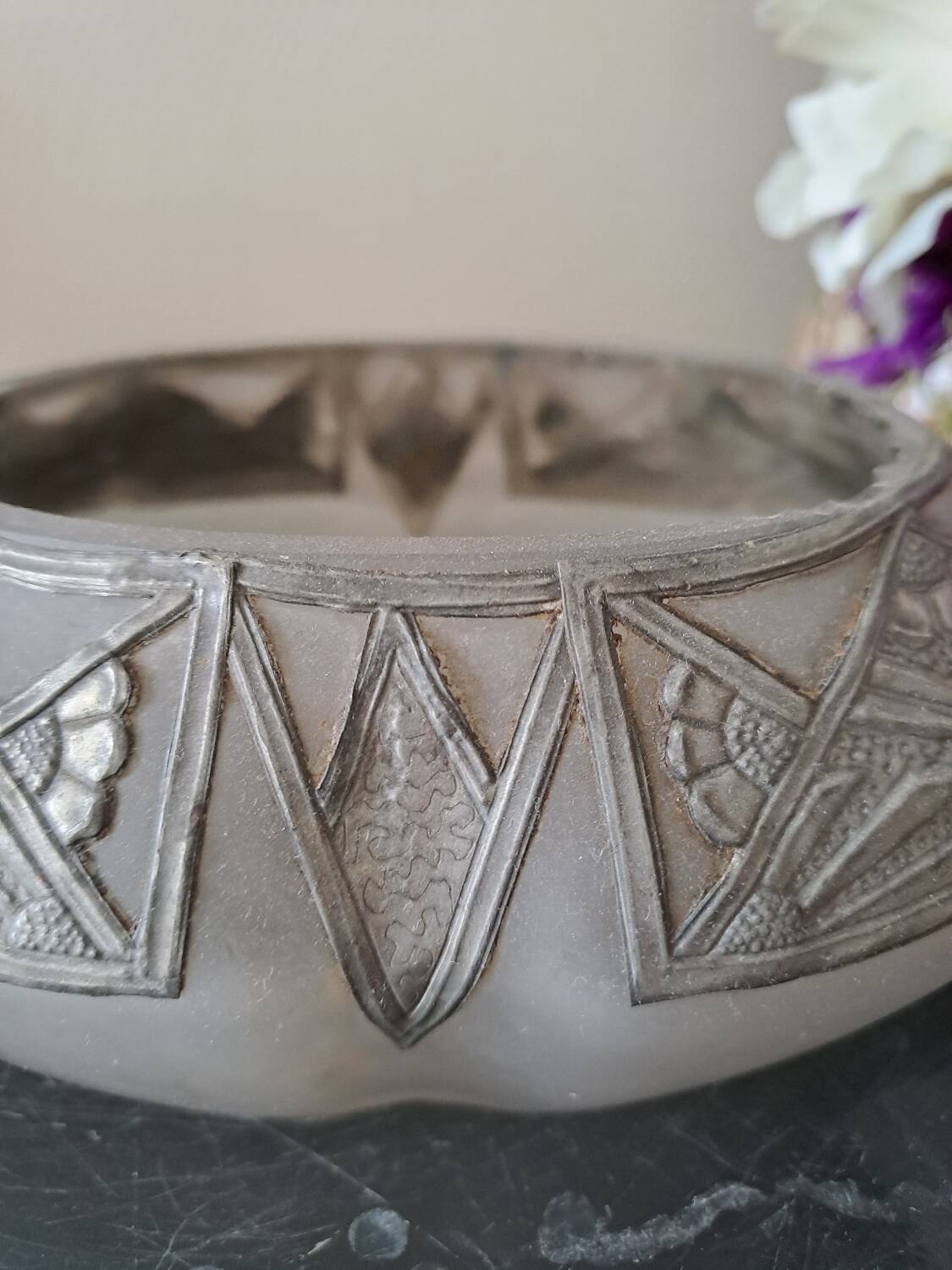 Vase signé R. Ragu. Art Déco. | Selency