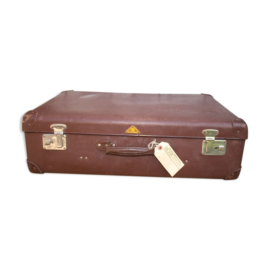Valise marron 70 cm large | Selency