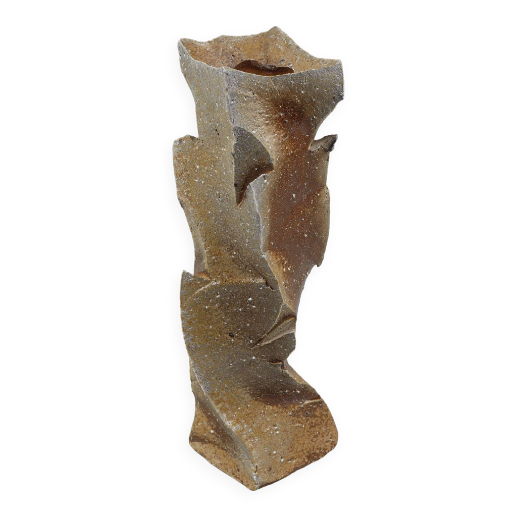 Soliflore Bizen pottery sculpture from Mori Taiga, Japan | Selency
