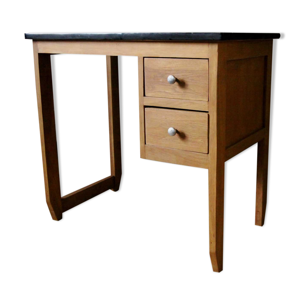 Bureau en bois enfant vintage | Selency