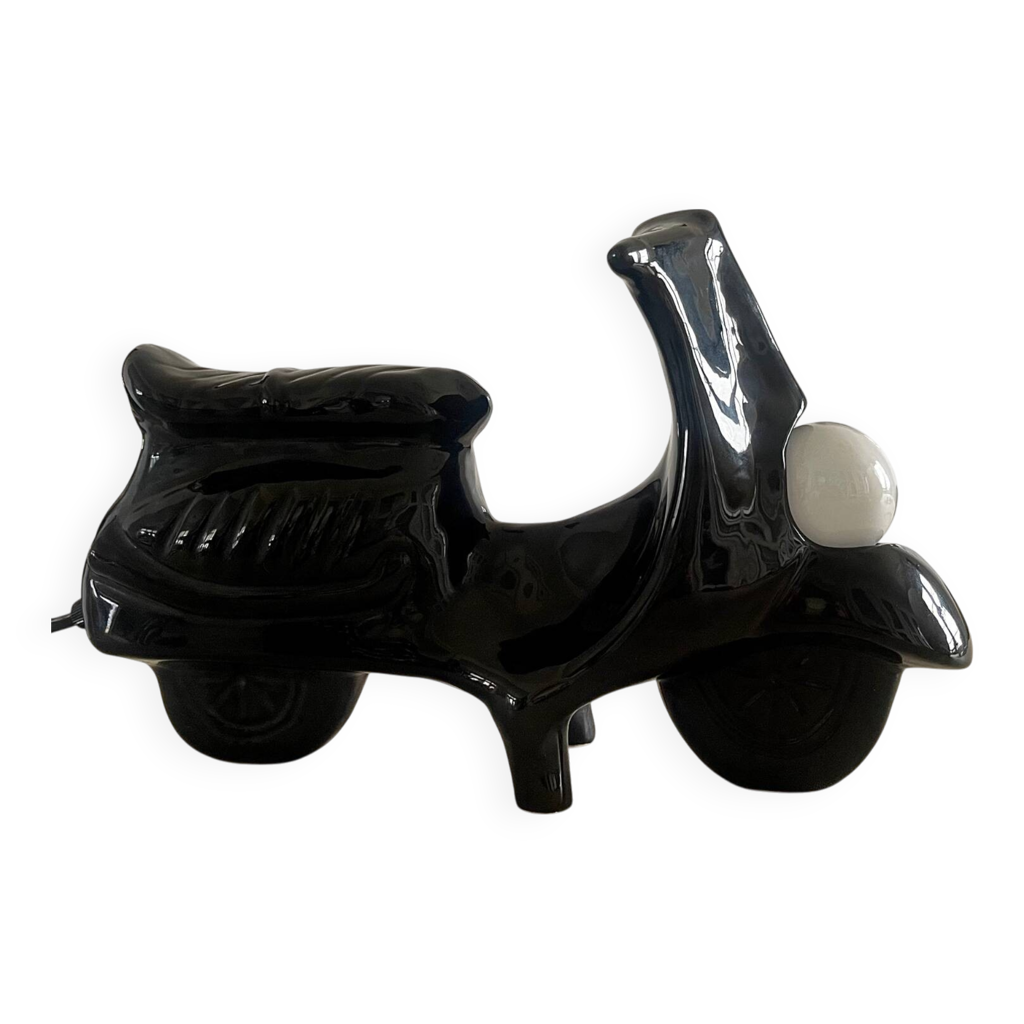 1980s ceramic Vespa lamp | Selency