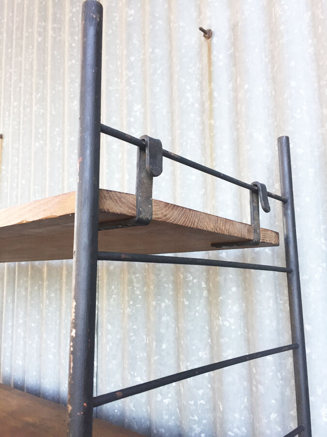 Meuble string modulable en chêne, 1950 | Selency